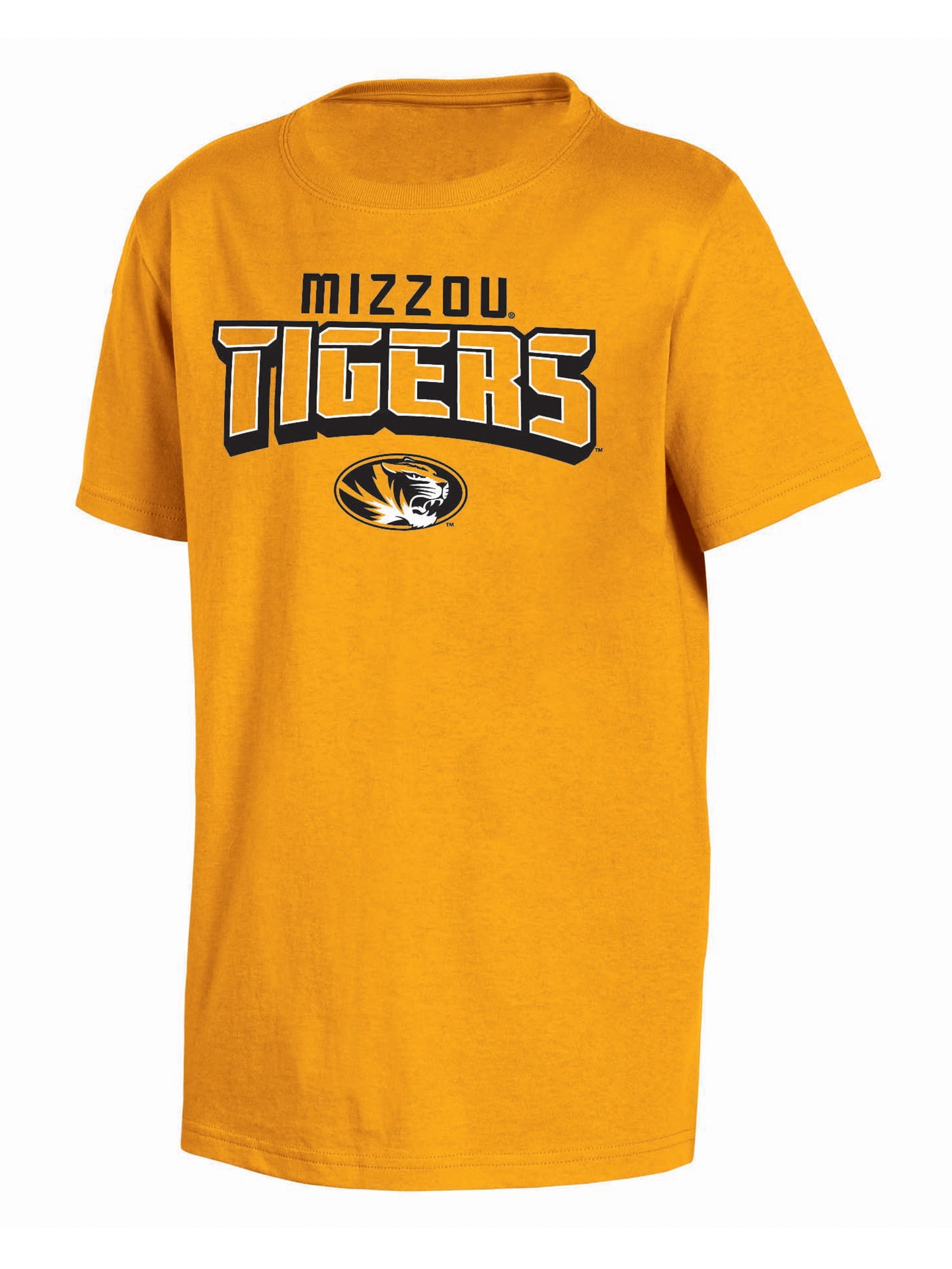 NCAA MISSOURI Boys Altrnt Color Cotton SS TEE 3D Arch Over OPP ...