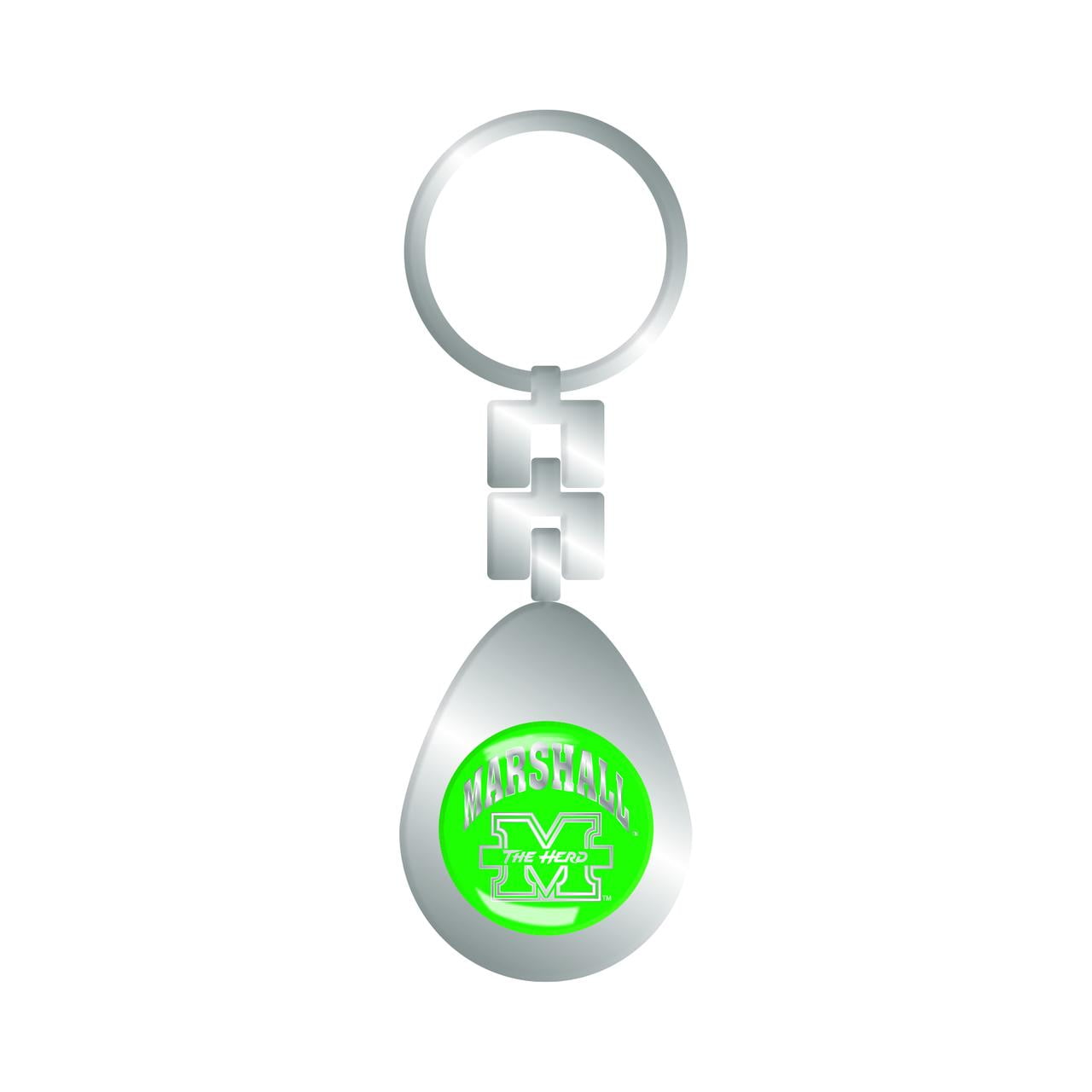 NCAA Marshall Team Link Metal Keychain - Walmart.com