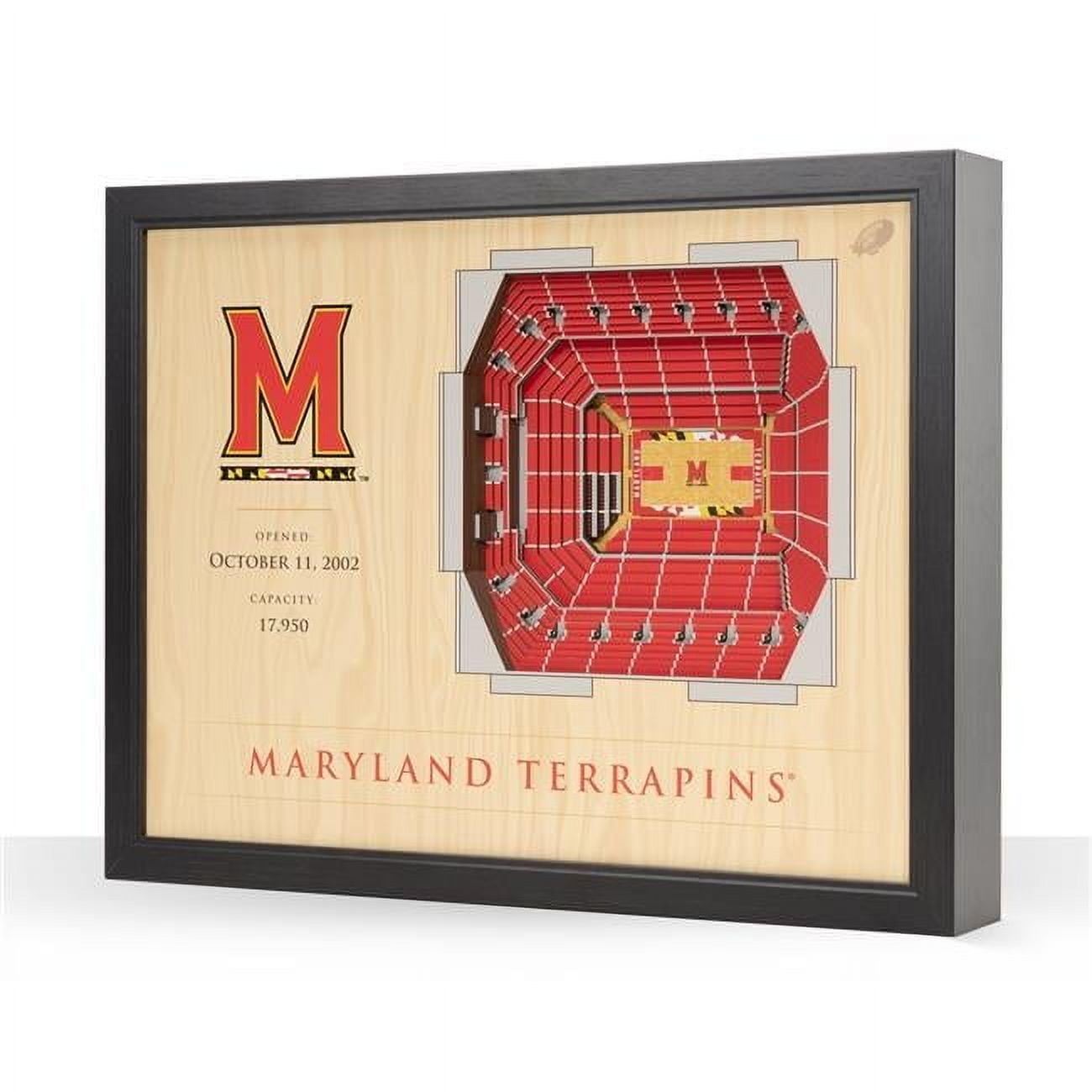 NCAA Maryland Terrapins 25-Layer StadiumViews 3D Wall Art - Xfinity ...