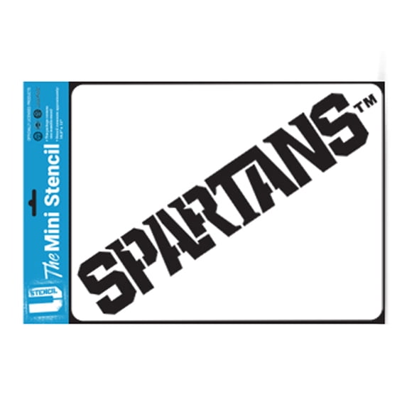NCAA Michigan State Spartans Collegiate 'SPARTANS' Mini Stencil Kit ...