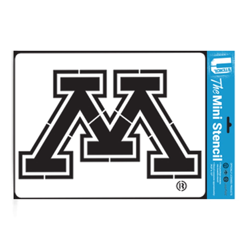 NCAA Minnesota Golden Gophers Collegiate 'M' Mini Stencil Kit - Walmart.com