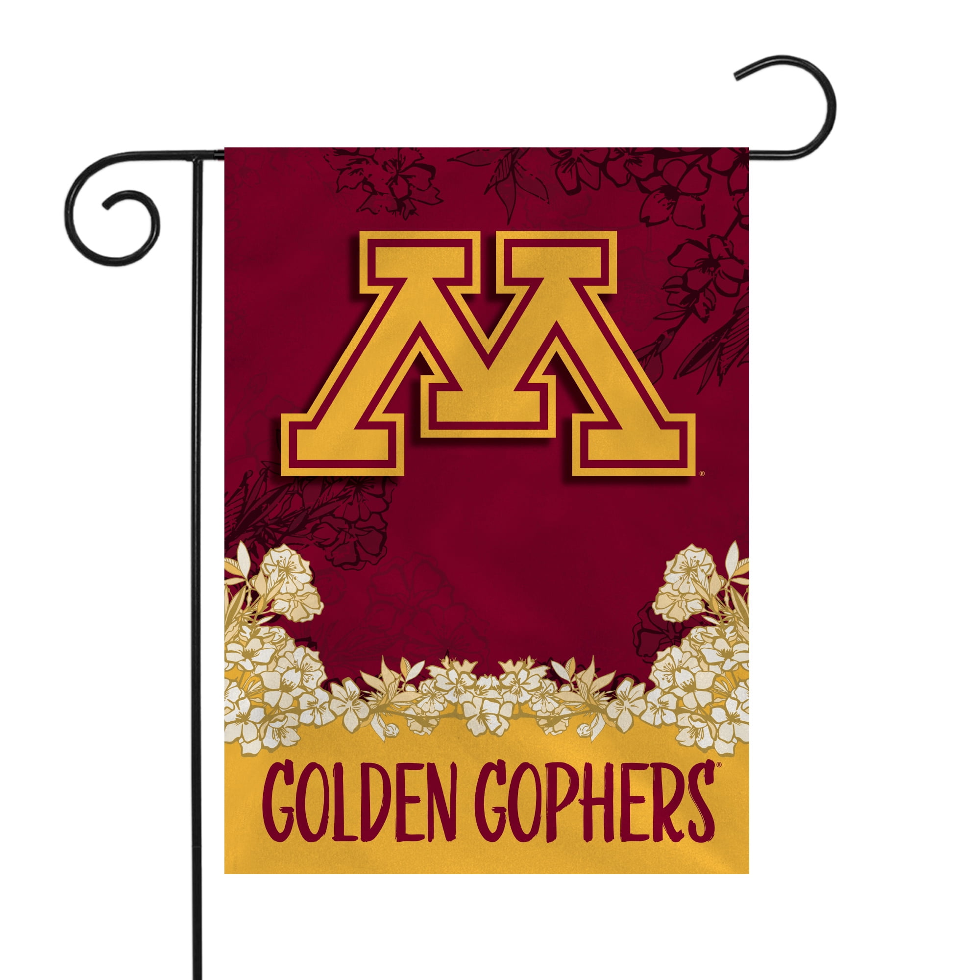 NCAA Minnesota Golden Gophers Primary 13" x 18" Double Sided Garden ...