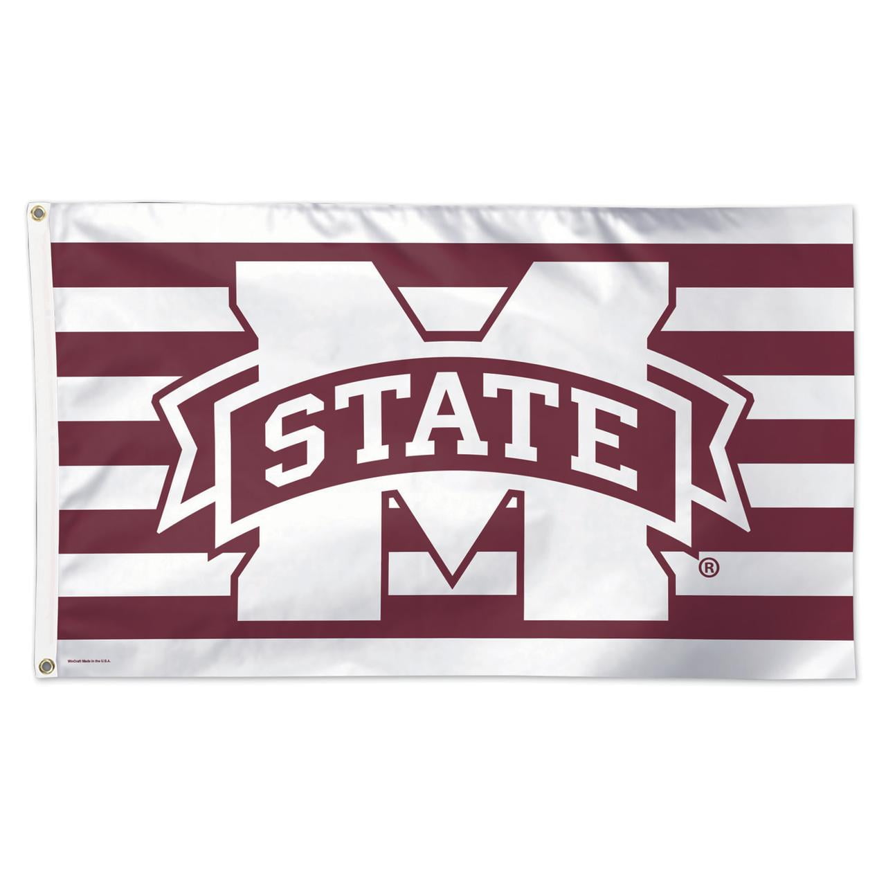 NCAA Mississippi State Stars and Stripes 3' x 5' Deluxe Flag - Walmart.com