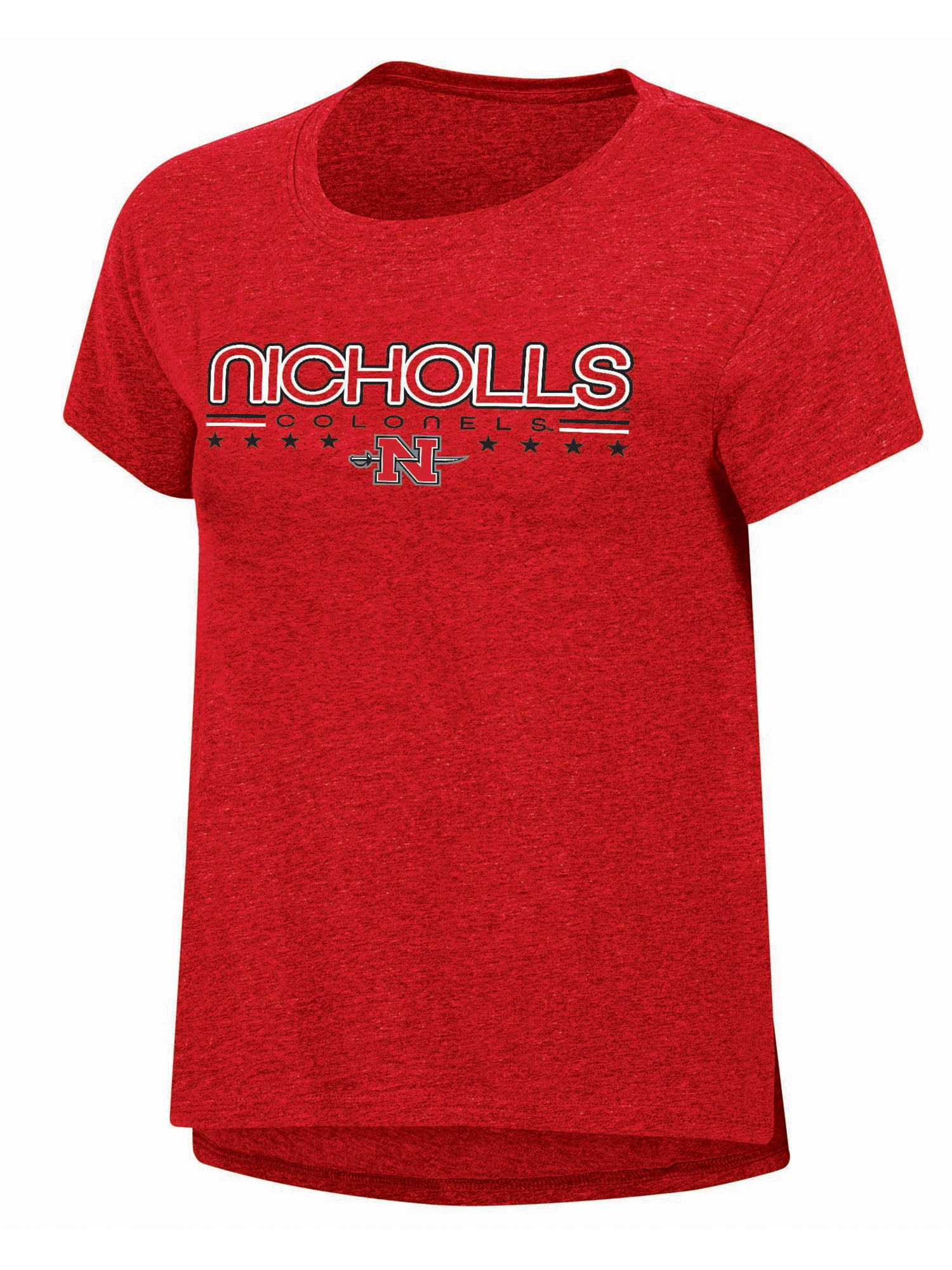 NCAA NICHOLLS ST COLONELS Womens Primry Color Cotton SS TEE Blocked ...
