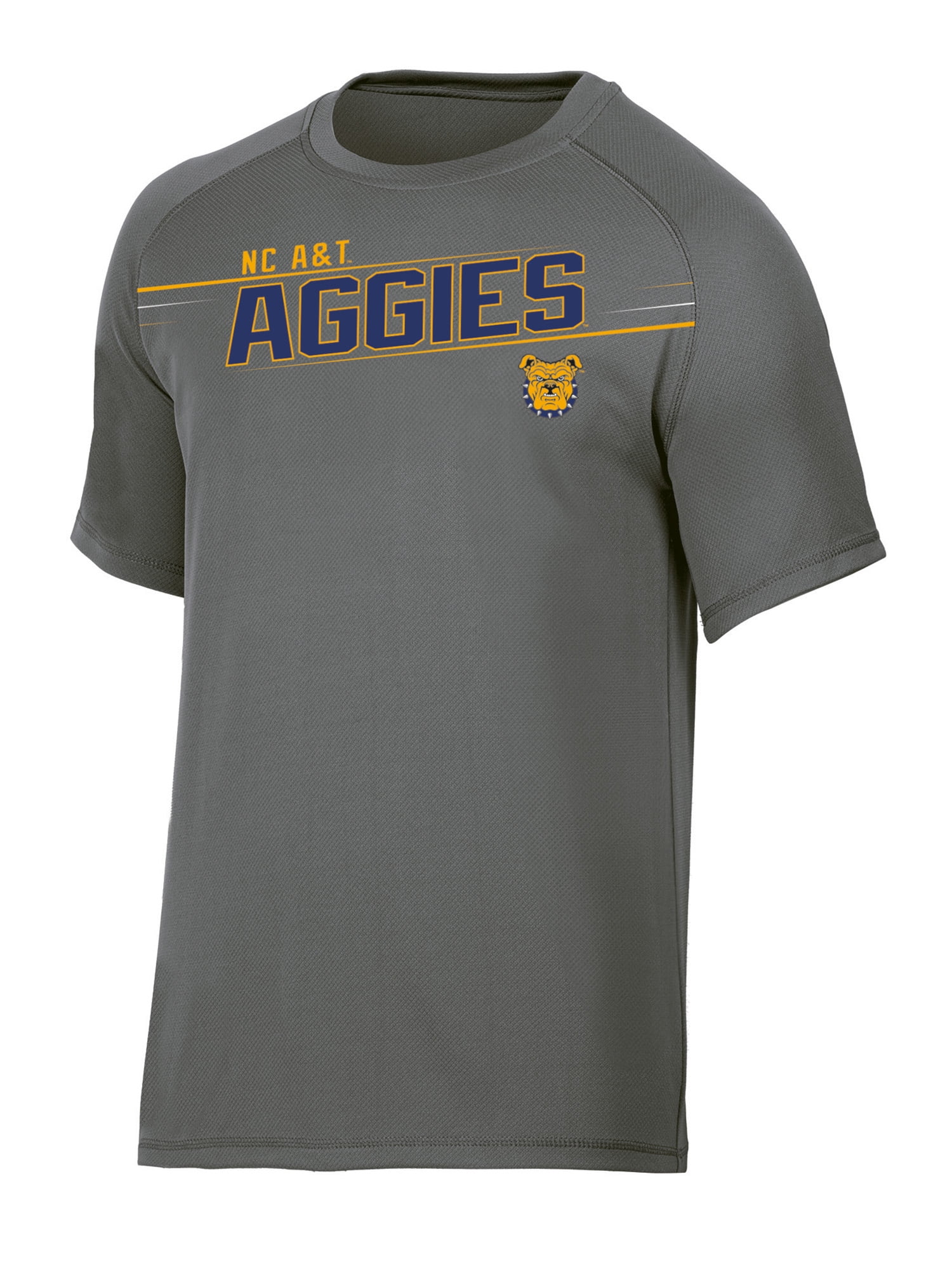 NCAA NORTH CAROLINA A&T Mens Grey Color Synthetic SS TEE Hex - Walmart.com