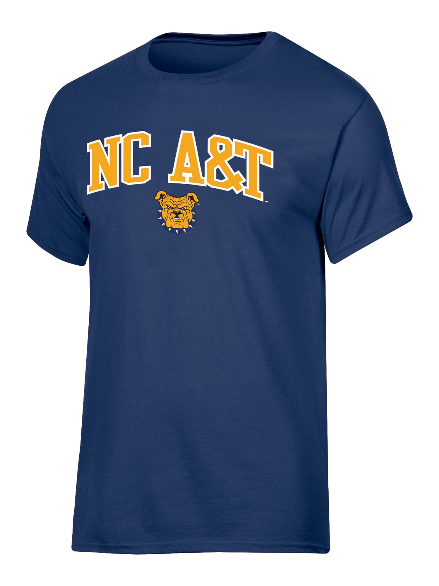 NCAA North Carolina A&T Aggies Men's Arch Over Logo Tee - Walmart.com