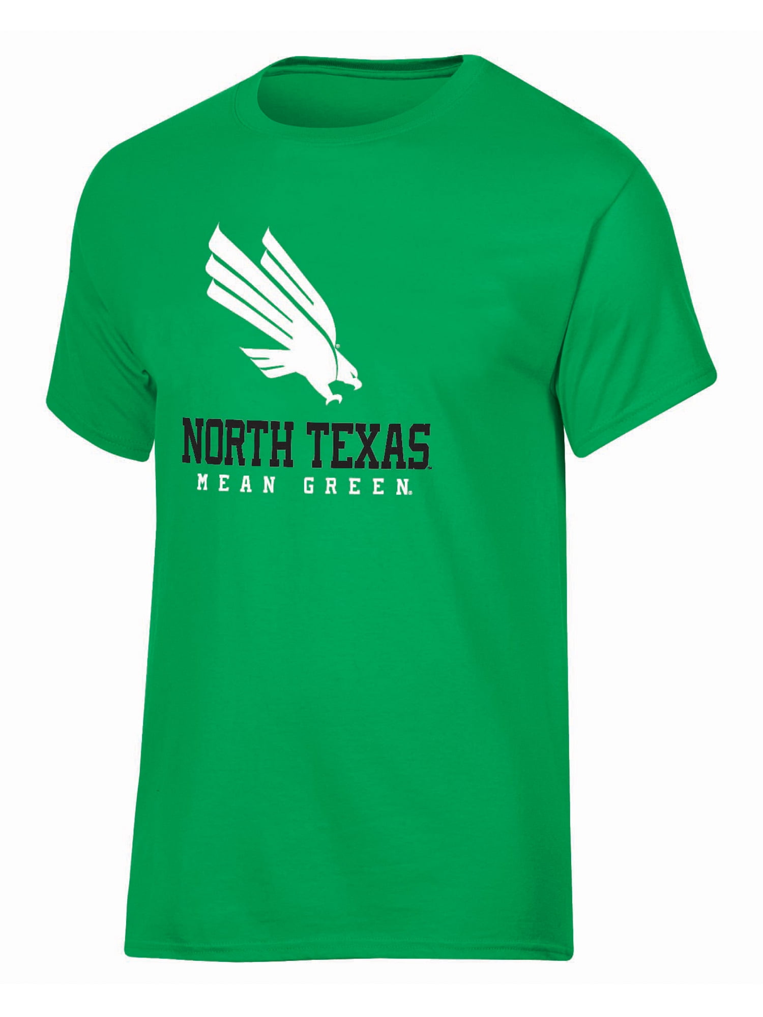 NCAA NORTH TEXAS Mens Primry Color Cotton SS TEE Logo Over Name OPP ...