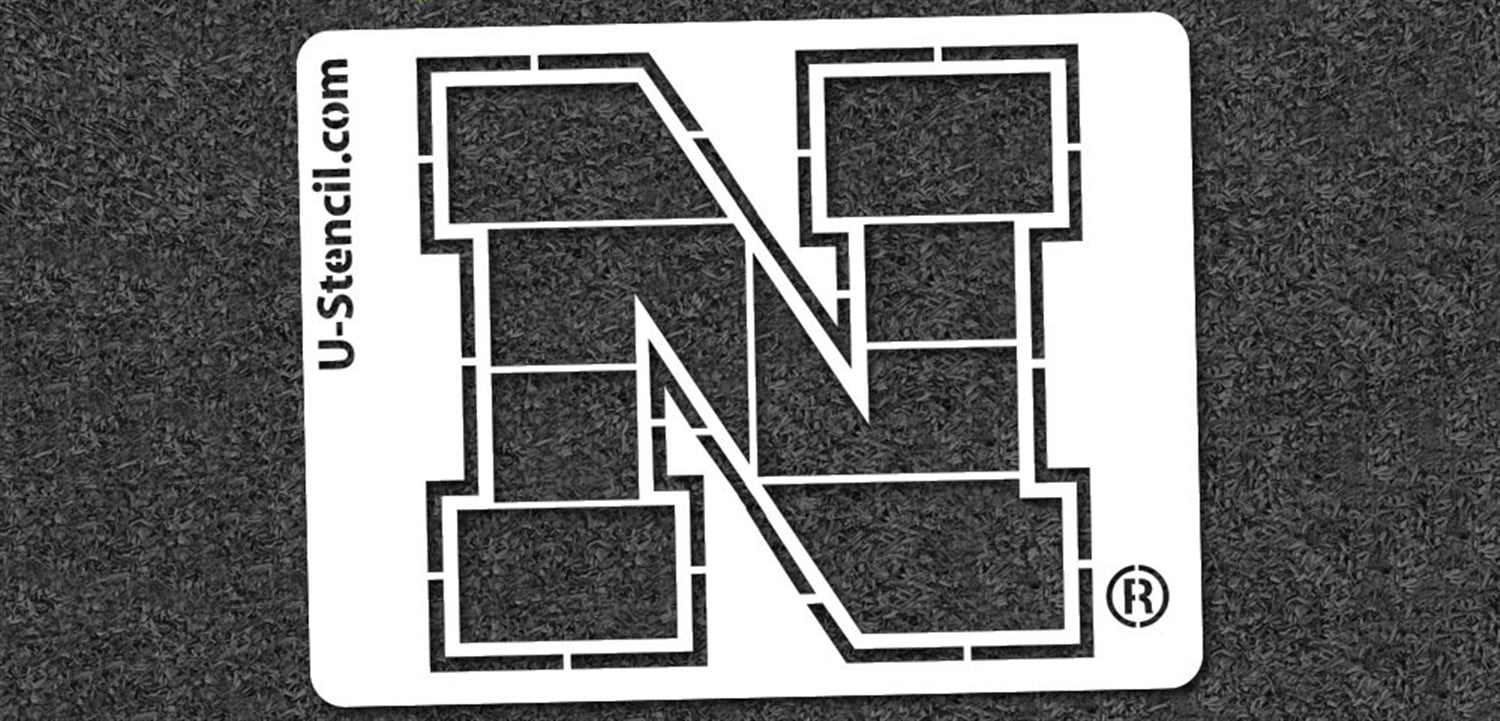 NCAA Nebraska Cornhuskers Collegiate 'N' Mini Stencil Kit - Walmart.com
