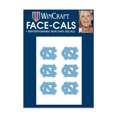 NCAA North Carolina Tar Heels Tattoo Face Cals - Walmart.com