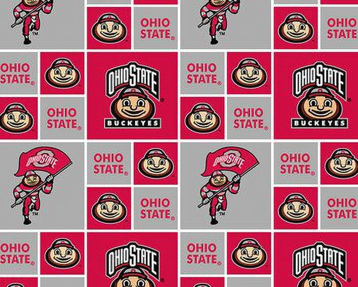 NCAA Ohio State Cotton Fabric, per Yard - Walmart.com