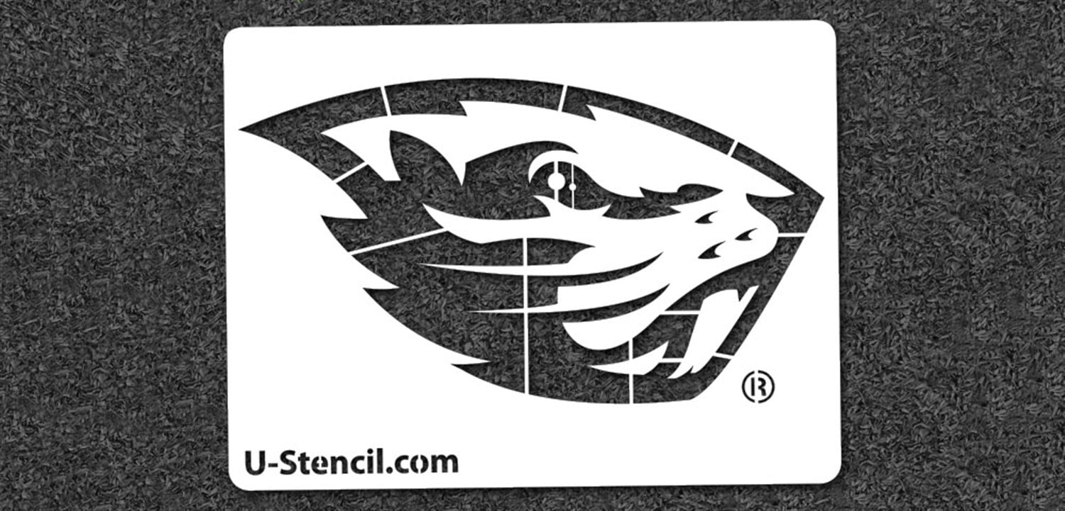 NCAA Oregon State Beavers Collegiate Beaver Mini Stencil Kit - Walmart.com