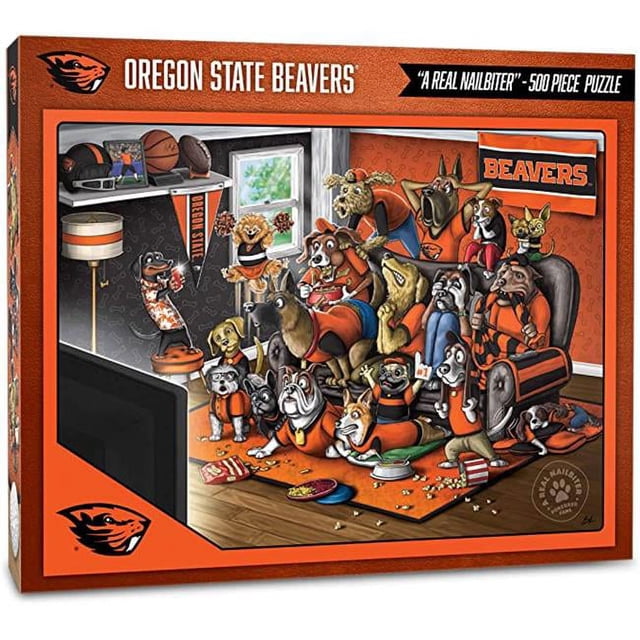 NCAA Oregon State Beavers Purebred Fans Puzzle - A Real Nailbiter - 500 ...