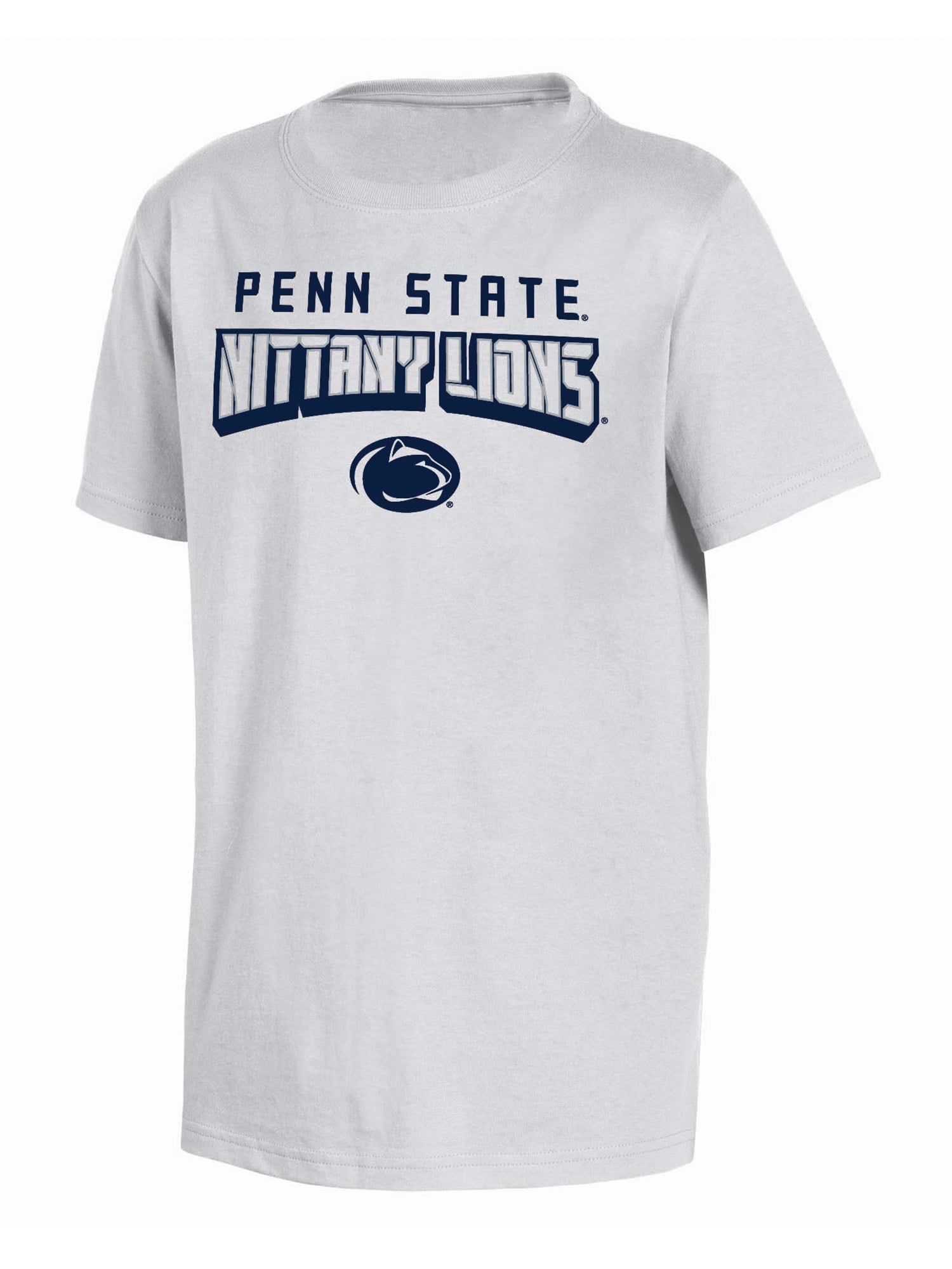 NCAA PENN STATE Boys Altrnt Color Cotton SS TEE 3D Arch Over OPP ...