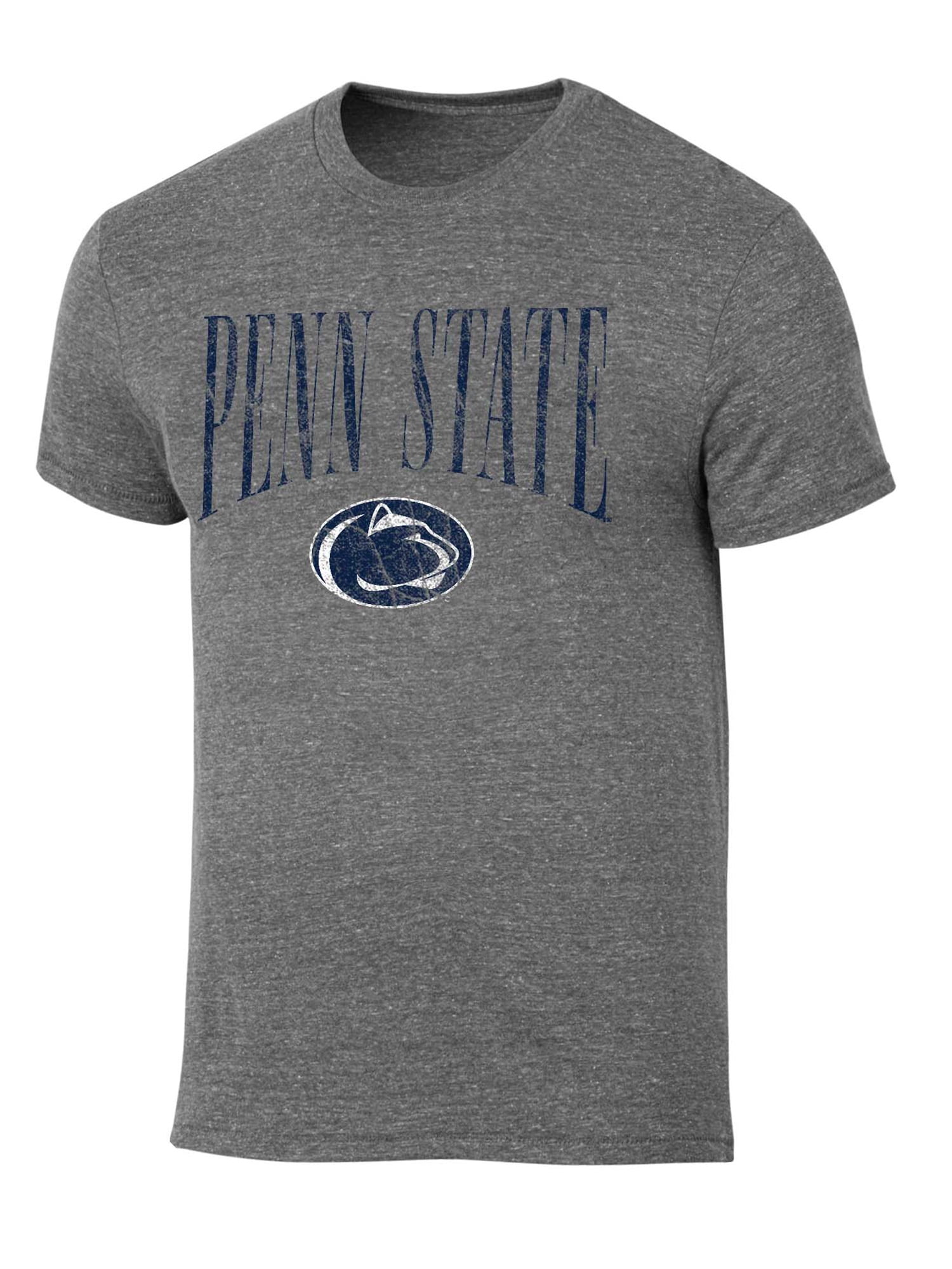 NCAA PENN STATE Mens Grey Color Triblend SS TEE Laurel Faded - Walmart.com