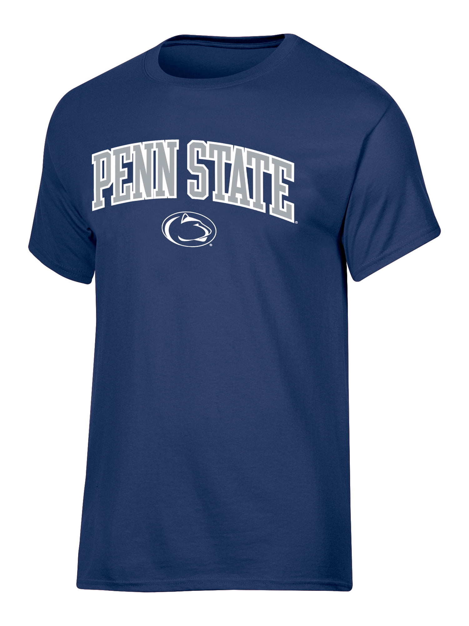 NCAA PENN STATE Mens Primry Color Cotton SS TEE Arch Over OPP - Walmart.com