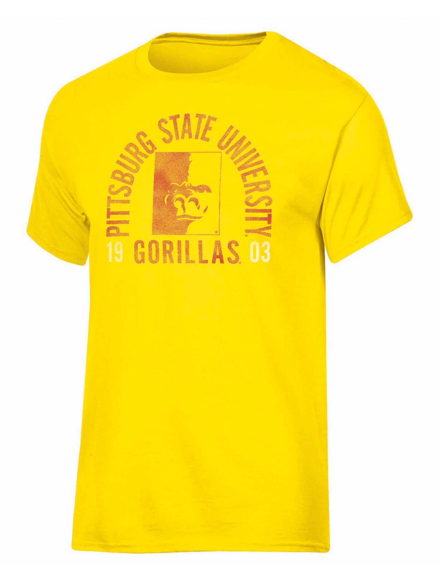 NCAA PITTSBURG STATE Mens Altrnt Color Cotton SS TEE Arch Faded OPP ...