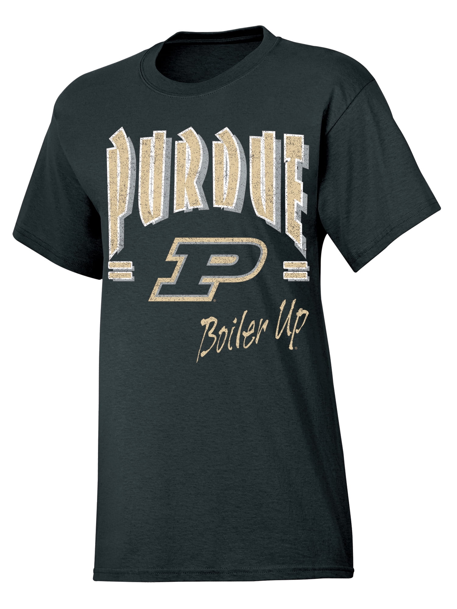 NCAA PURDUE Mens Black Color Cotton SS TEE Frat Mash - Walmart.com