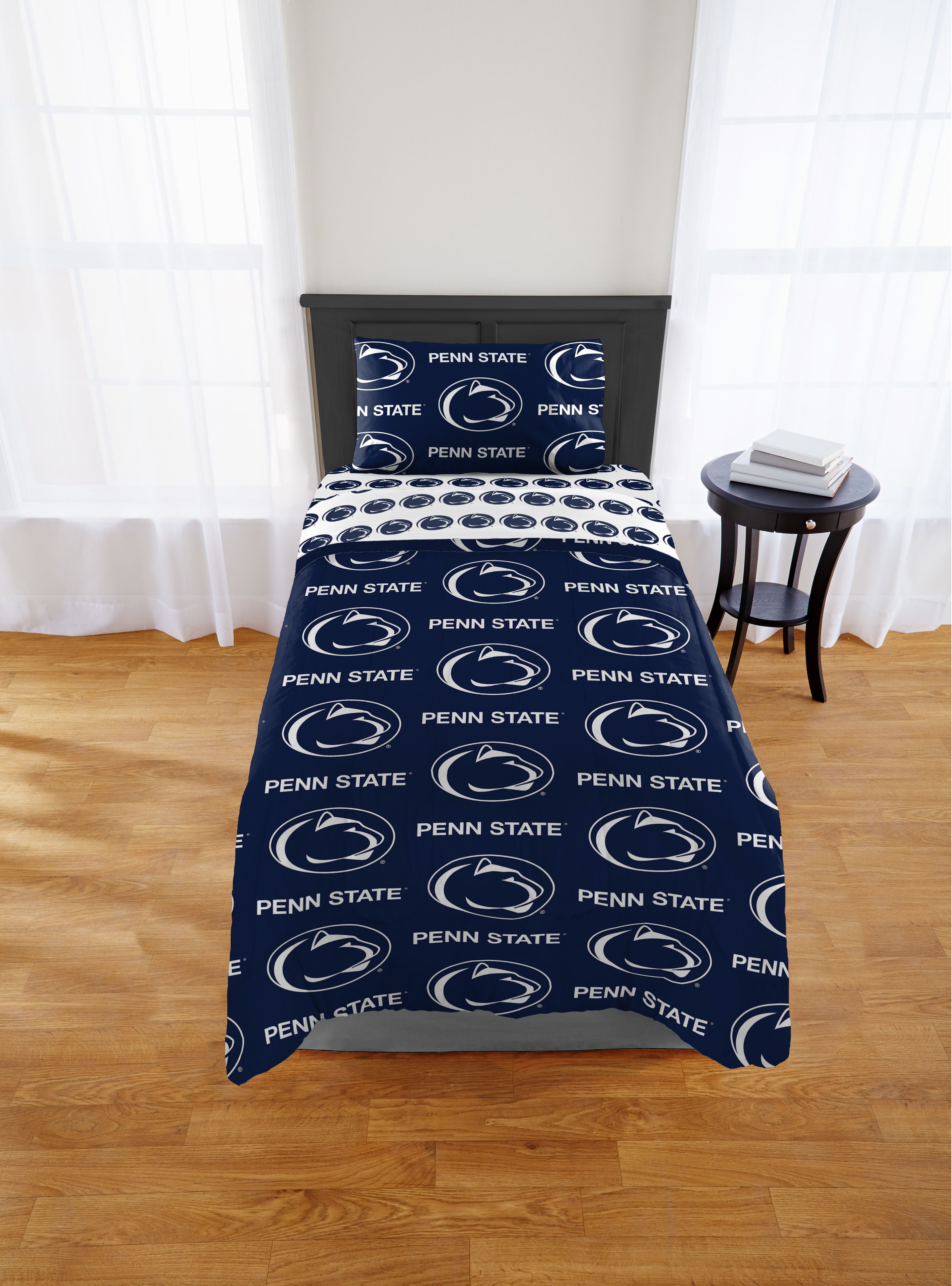 NCAA Penn State Nittany Lions Bed In Bag Set, 100% polyester, Twin Size ...