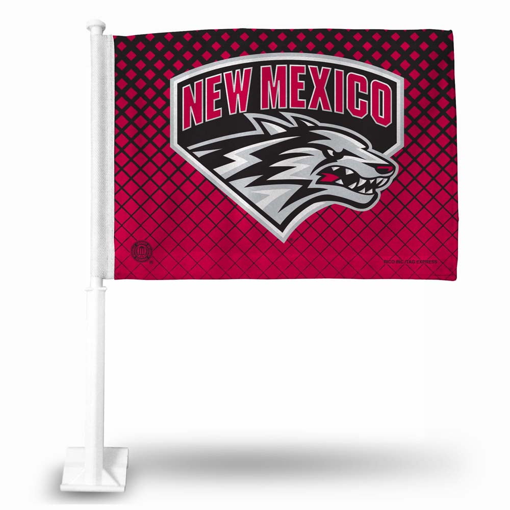 NCAA Rico Industries Car Flag including Pole, New Mexico Lobos ...