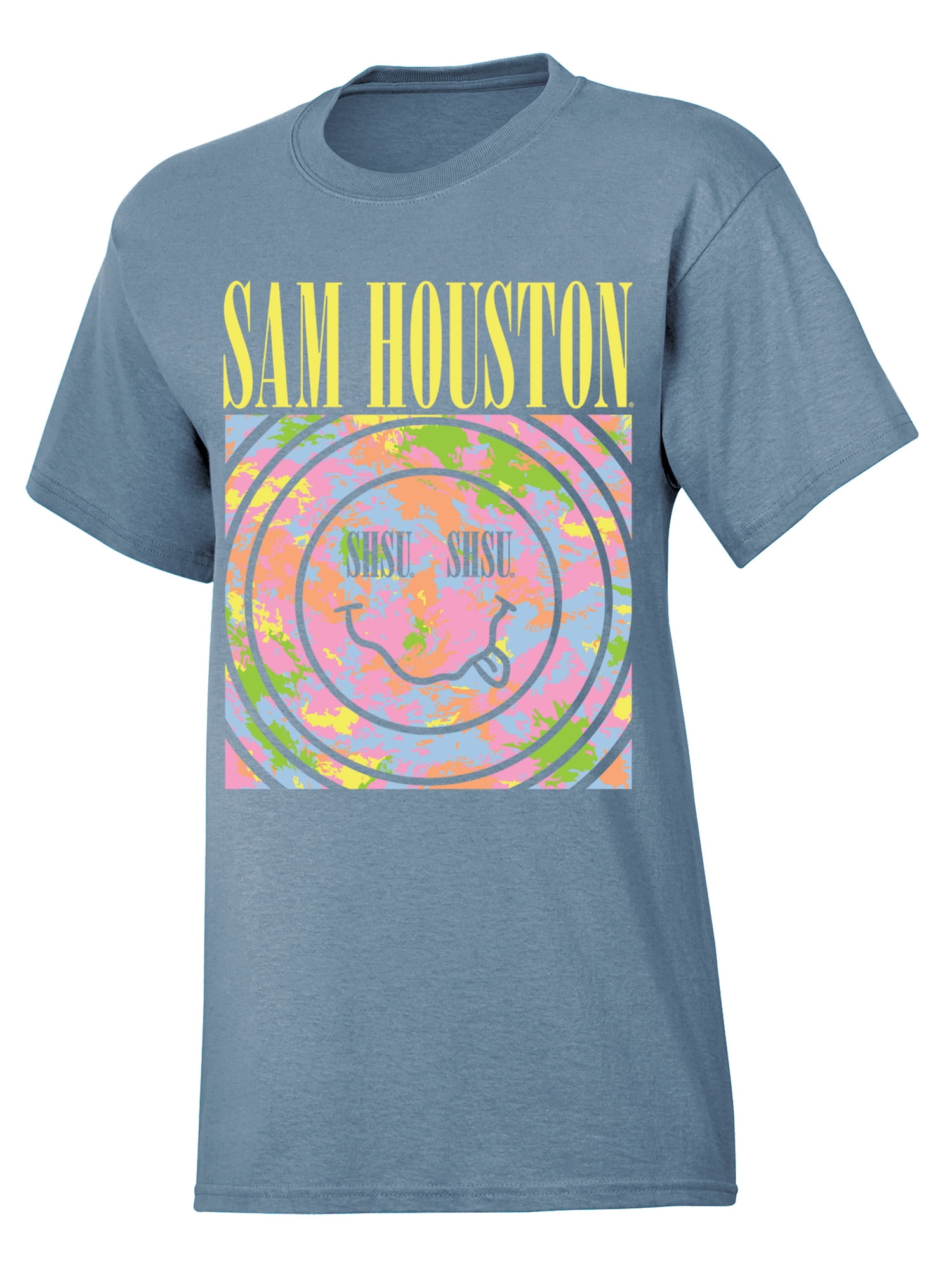 NCAA SAM HOUSTON STATE Mens Lt Pri Color Cotton SS TEE Frat Vana ...