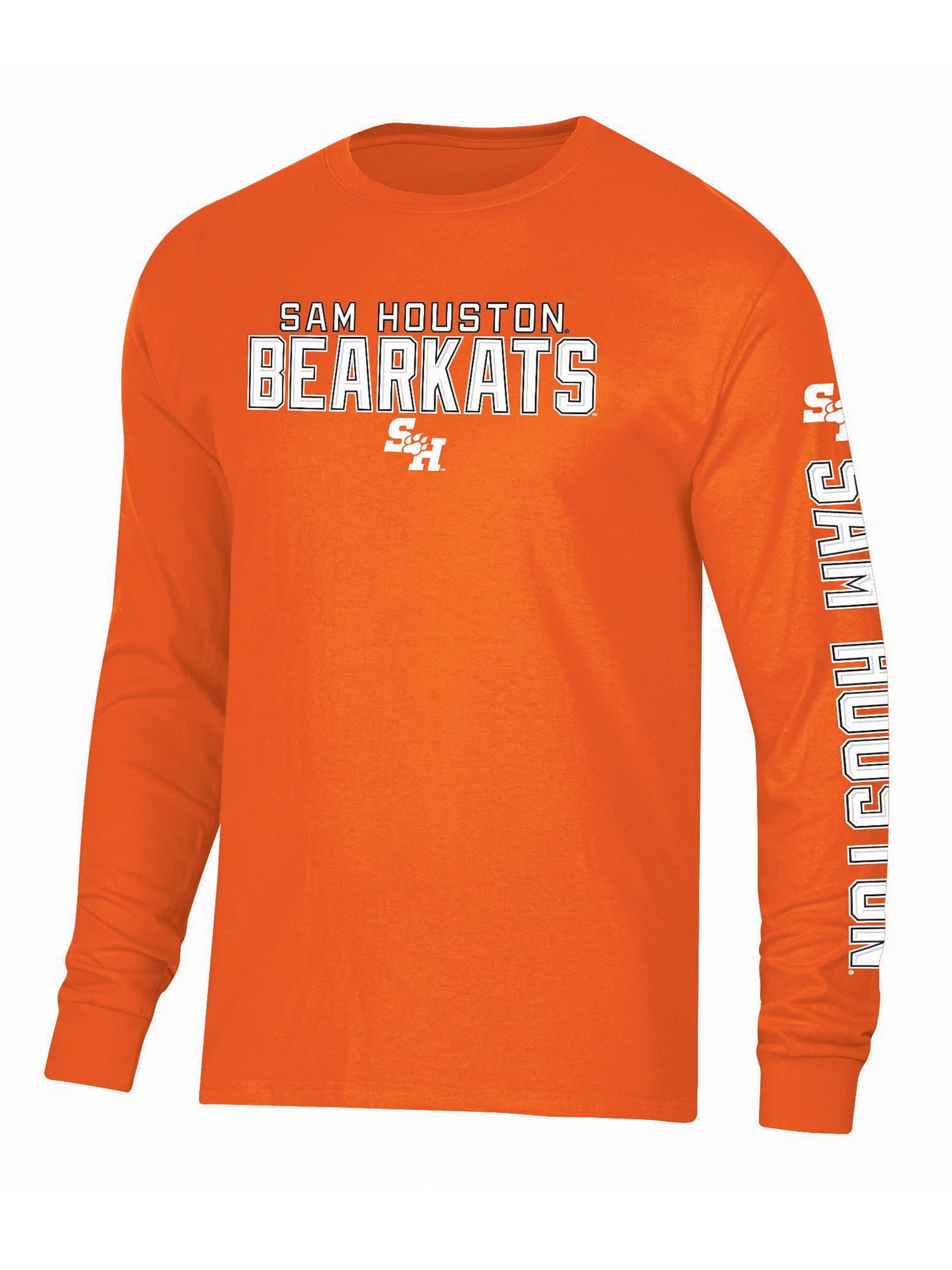 NCAA SAM HOUSTON STATE Mens Primry Color Cotton LS TEE Sleeve Hit 2Hit - Walmart.com