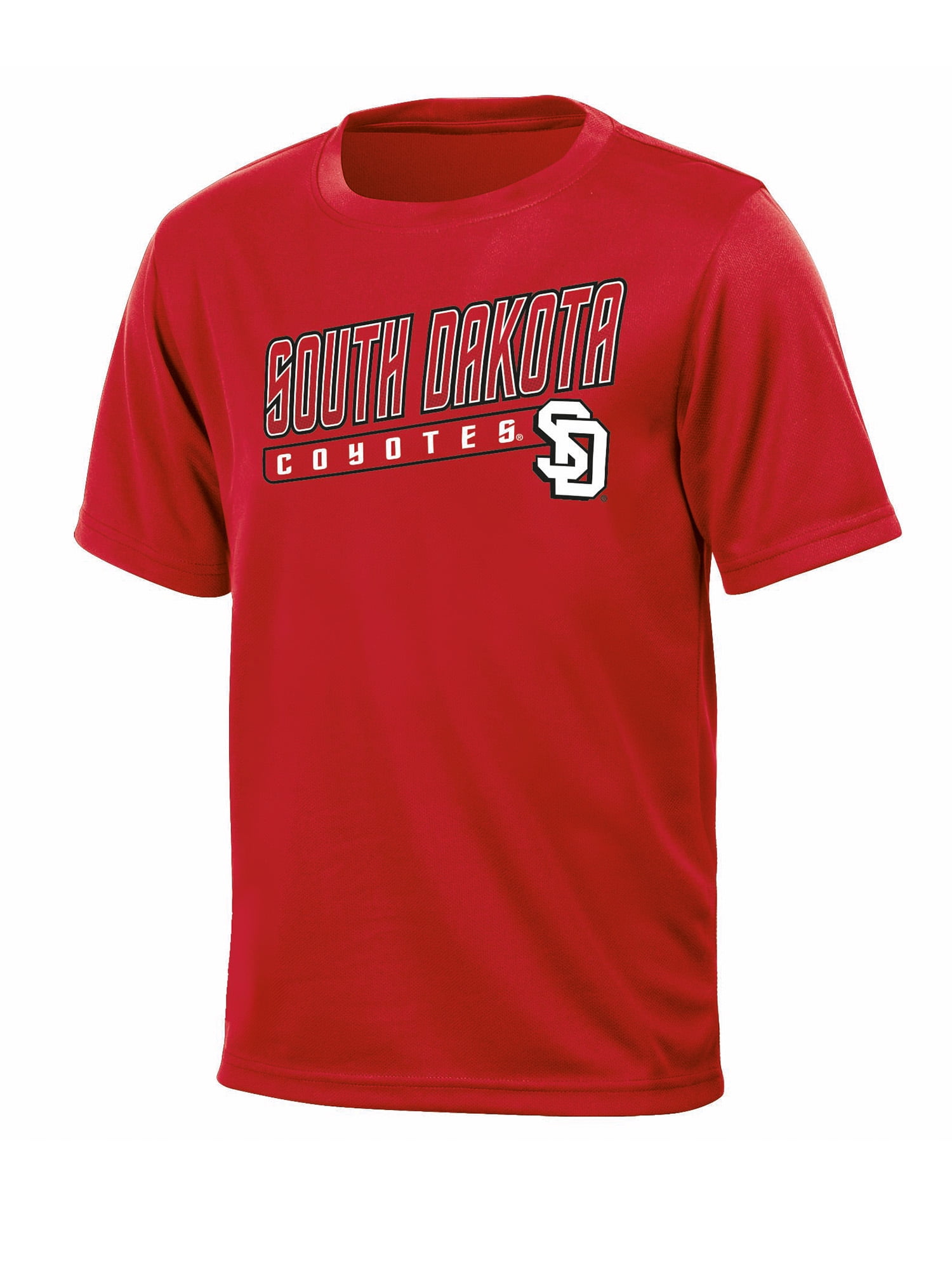 NCAA SOUTH DAKOTA Boys Primry Color Synthetic SS TEE Up Diag - Walmart.com