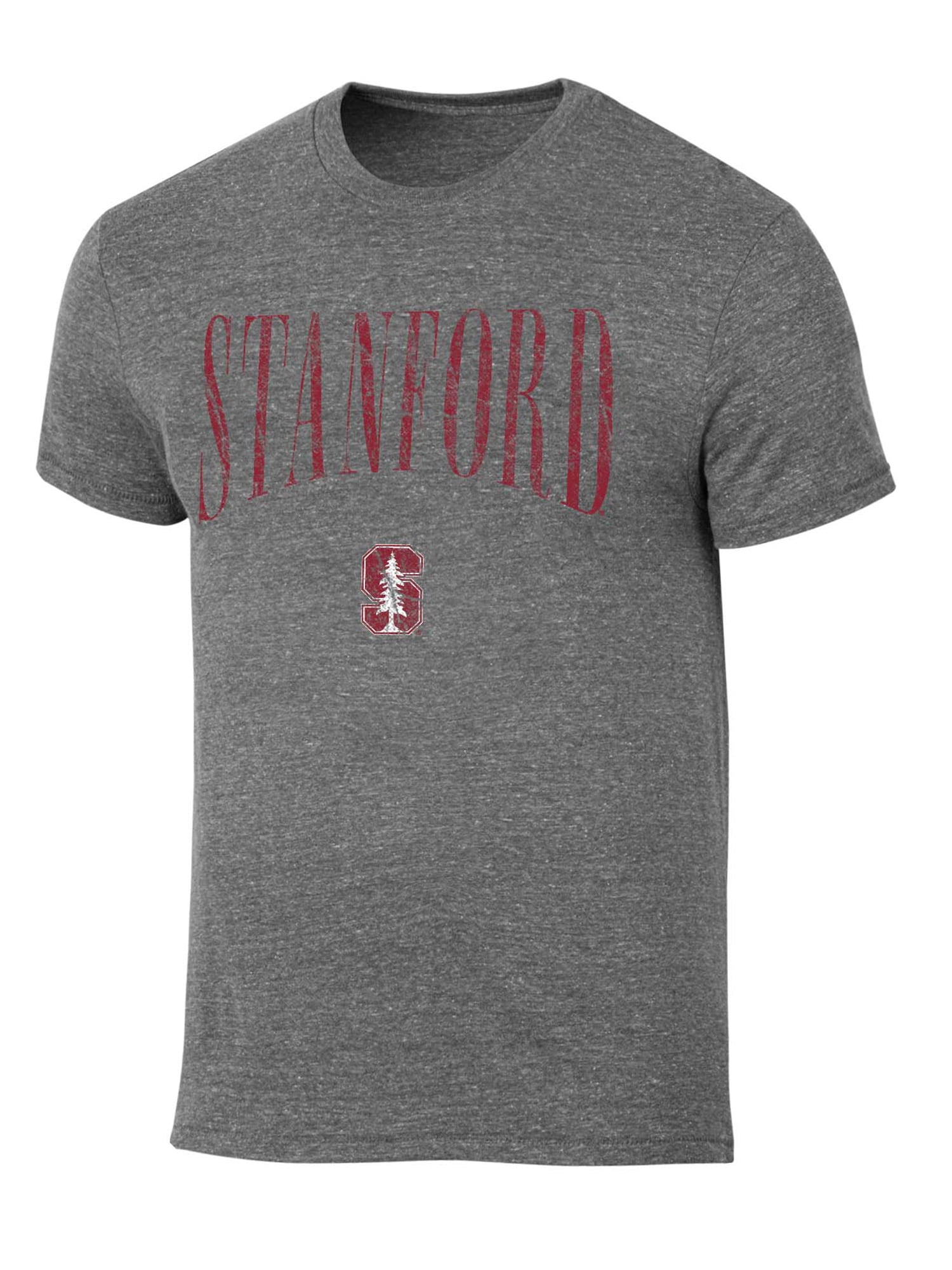 NCAA STANFORD Mens Grey Color Triblend SS TEE Laurel Faded - Walmart.com