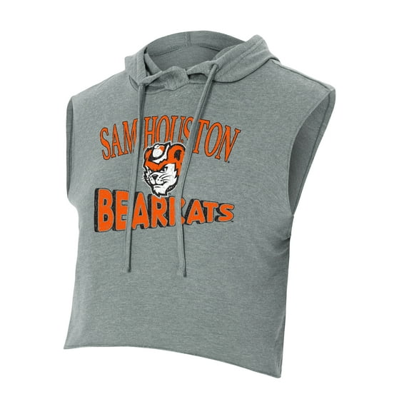 NCAA Sam Houston State Bearkats Womens Grey Muscle Hood - Walmart.com
