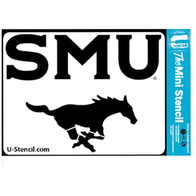 NCAA Smu Mustangs Collegiate 'SMU' Mustang Mini Stencil Kit - Walmart.com
