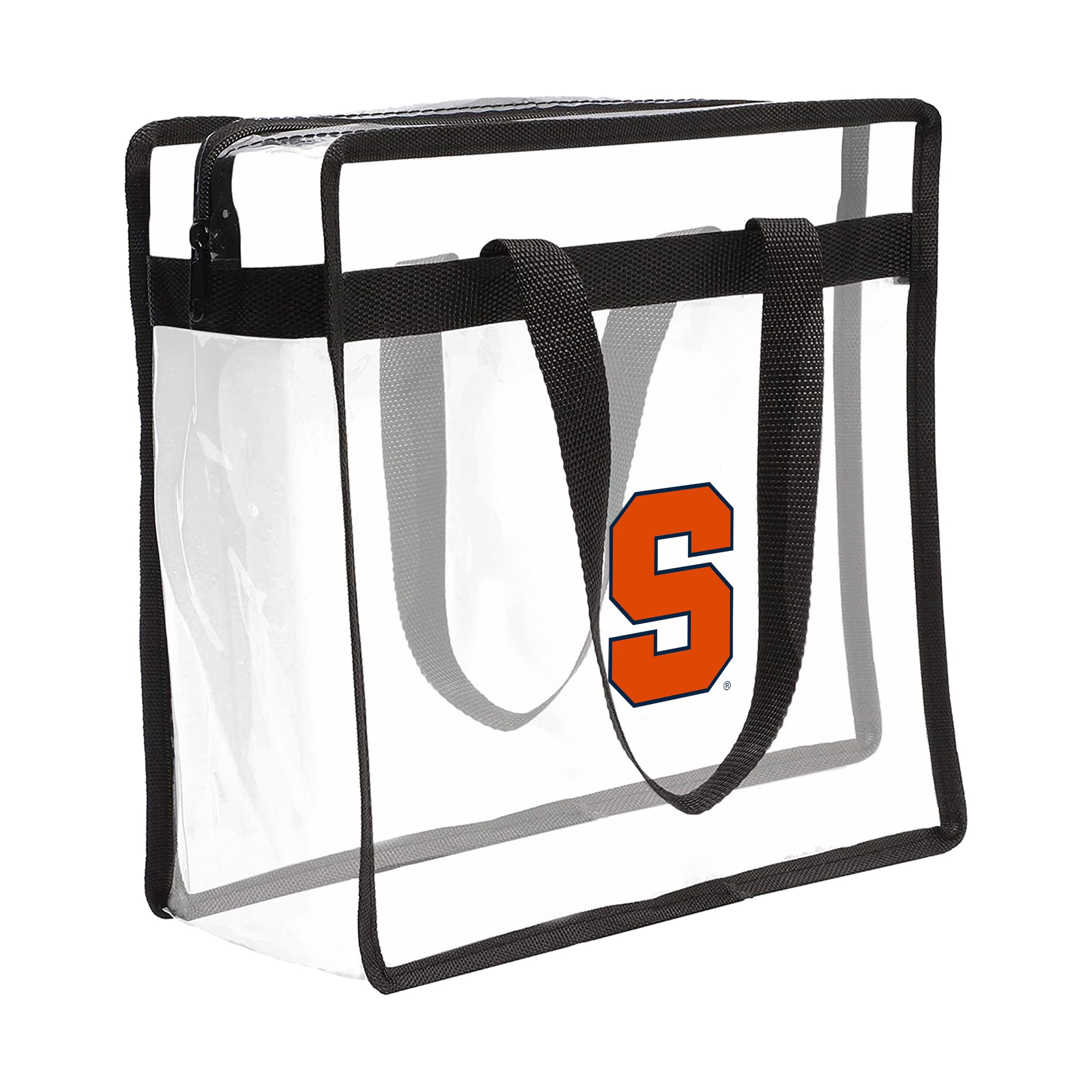 NCAA Syracuse Team Clear Tote Bag with Colored Strap - Walmart.com