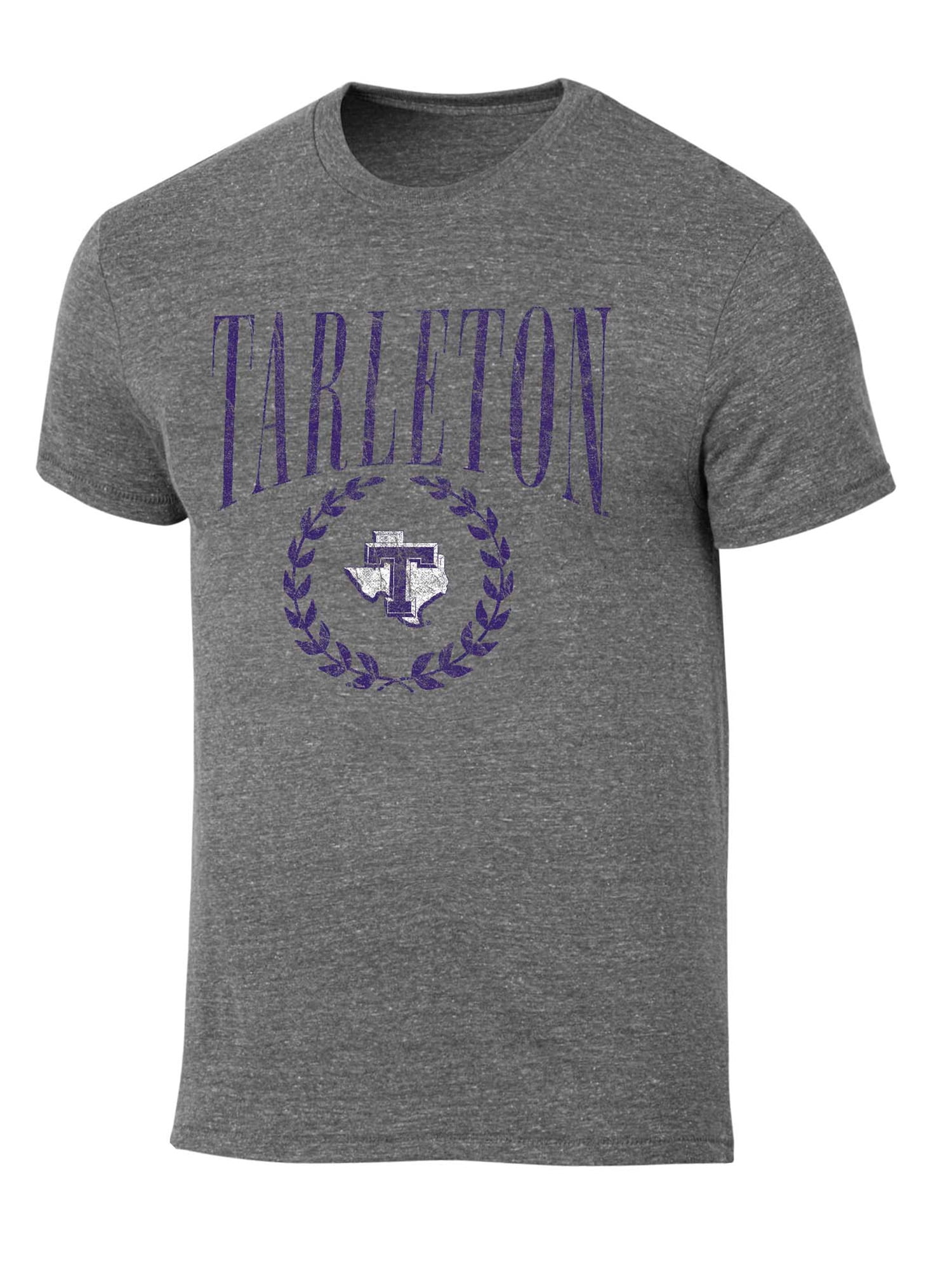 NCAA TARLETON ST TEXANS Mens Grey Color Triblend SS TEE Laurel Faded ...