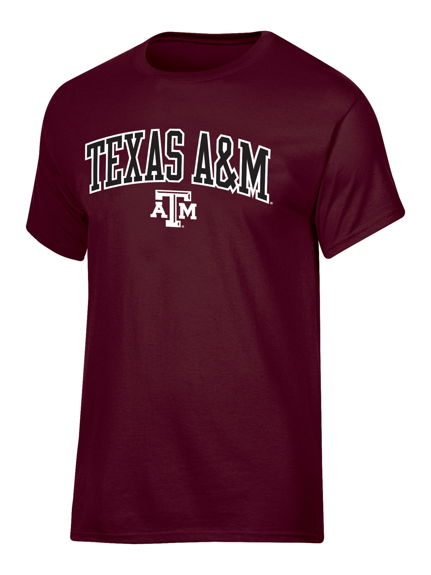 NCAA TEXAS A&M Mens Primry Color Cotton SS TEE Arch Over OPP - Walmart.com