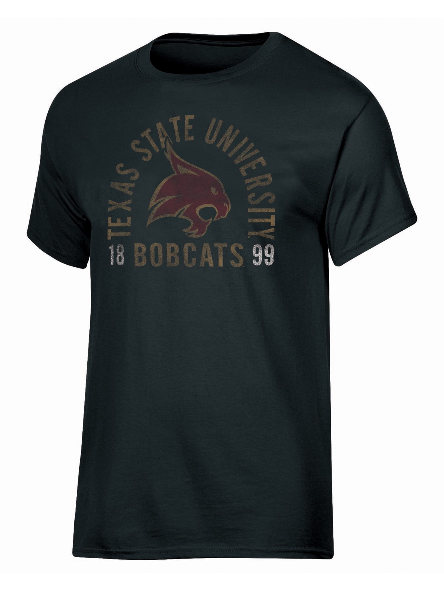 NCAA TEXAS STATE Mens Altrnt Color Cotton SS TEE Arch Faded OPP ...