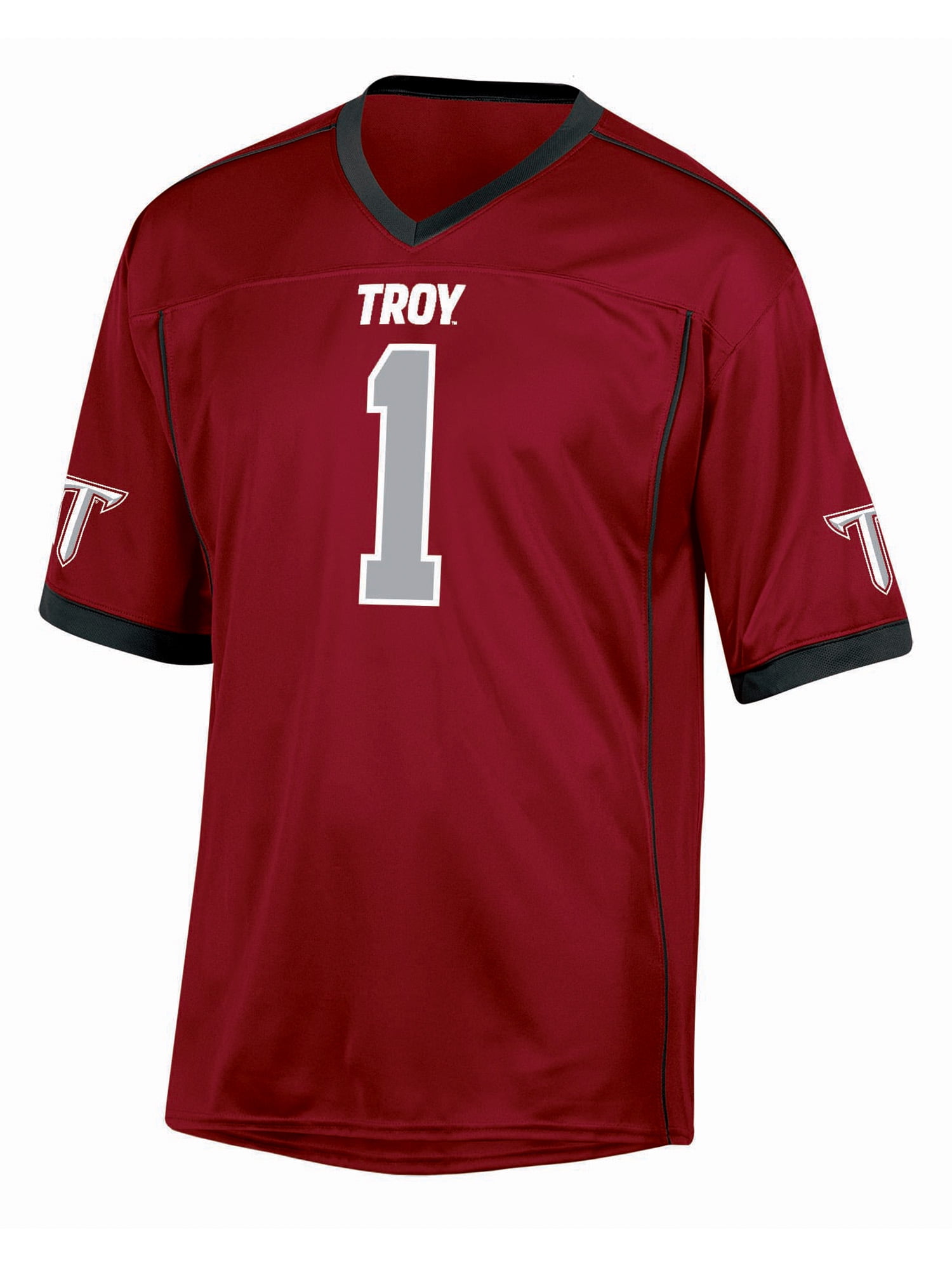 NCAA TROY TROJANS Mens Primry Color Synthetic JSY Football - Walmart.com