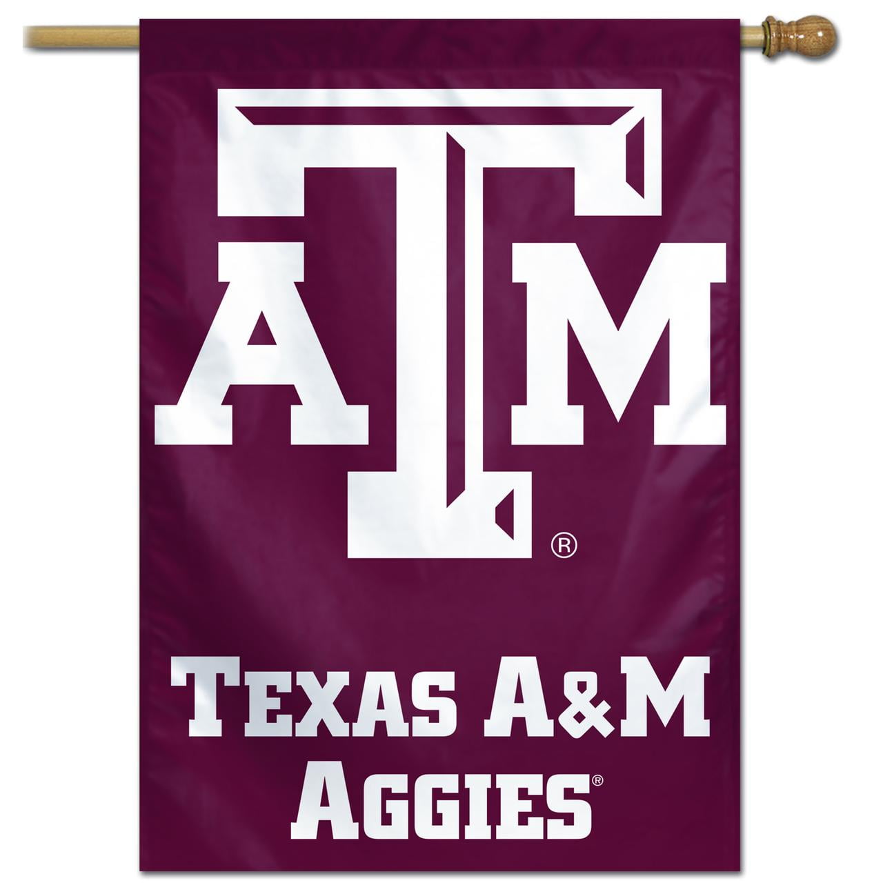 NCAA Texas A&M Team 28" x 40" Vertical Flag - Walmart.com