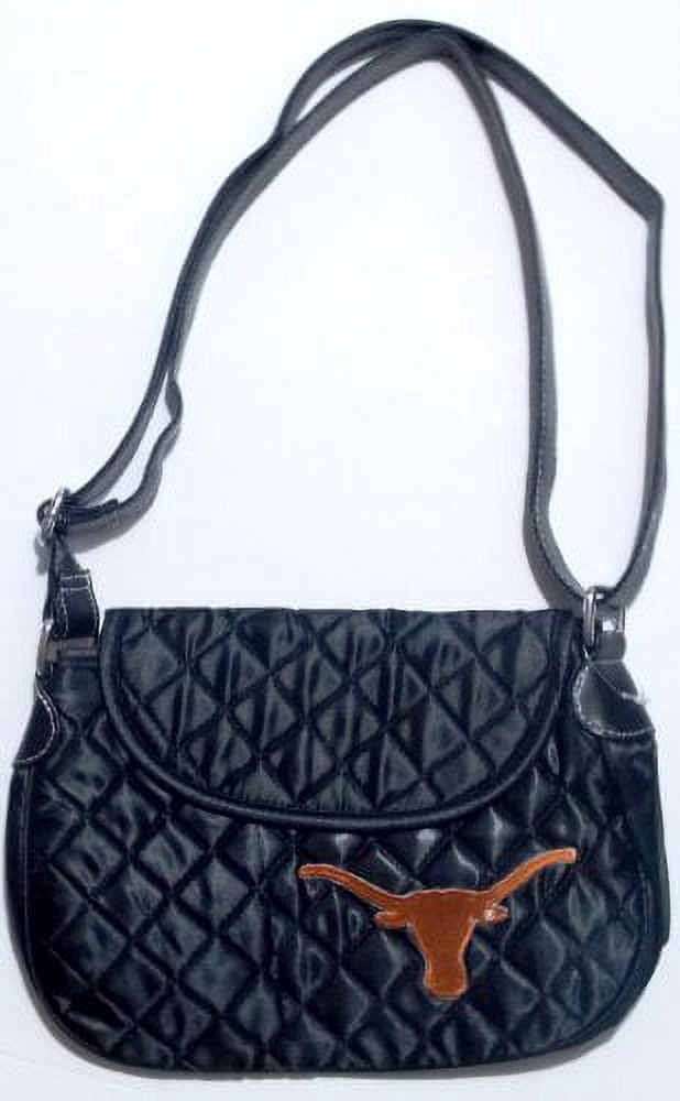 NCAA Texas Longhorns Quilted Saddlebag Purse Cross Body Bag Embroidered ...