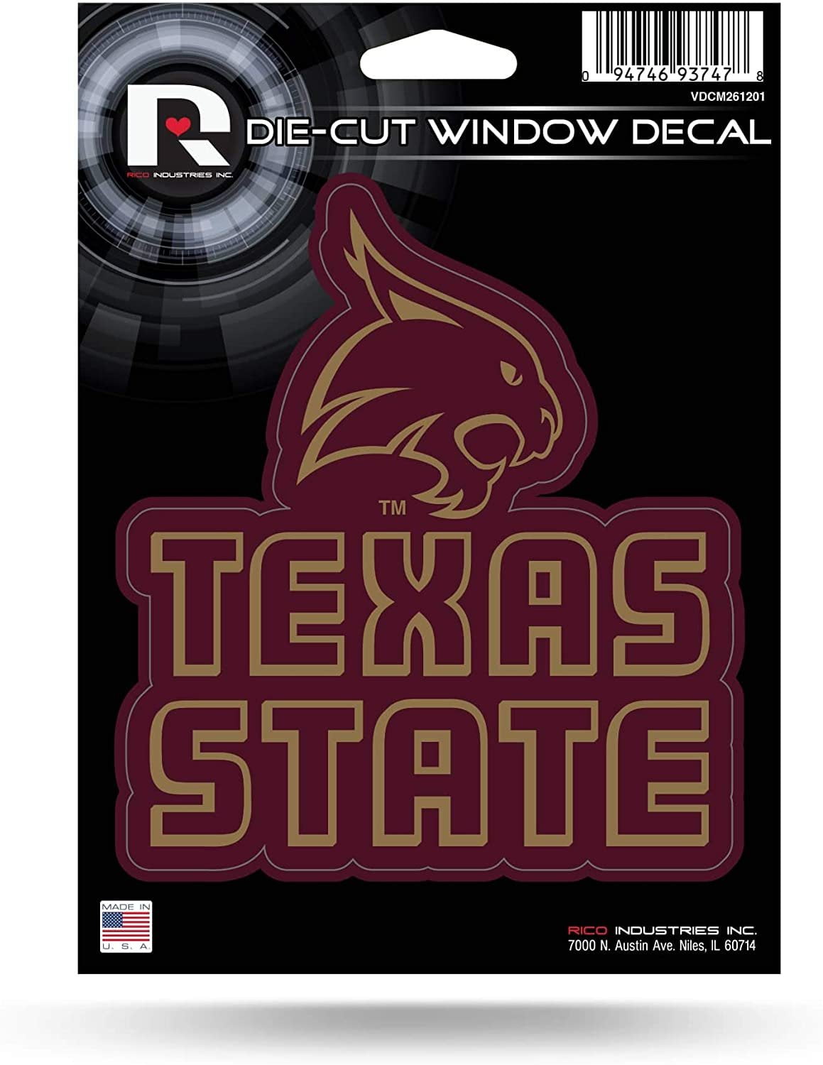 NCAA Texas State Bobcats Die Cut Vinyl Decal - Walmart.com