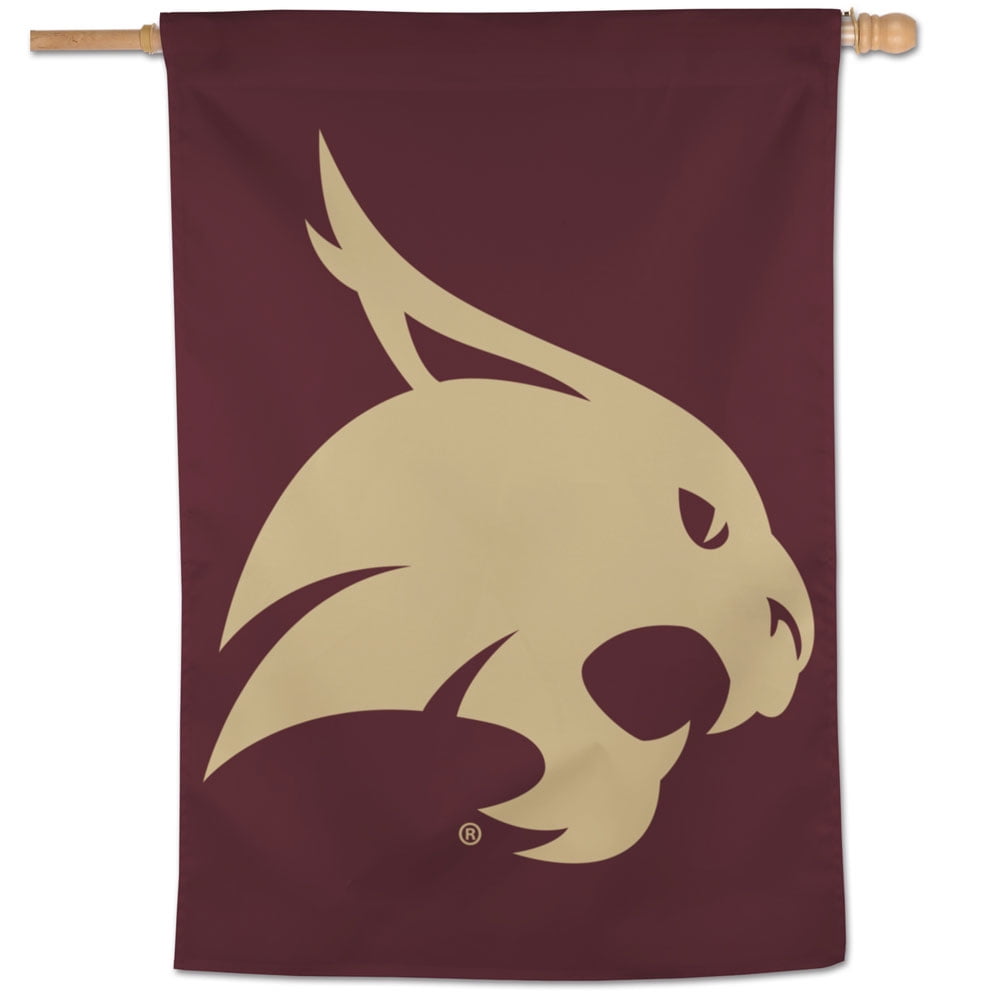 NCAA Texas State Prime 28" x 40" Vertical Flag - Walmart.com