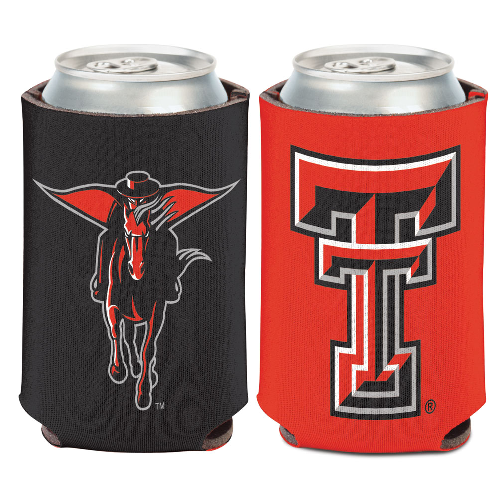 NCAA Texas Tech 2 Color 12oz Can Cooler, Collapsible - Walmart.com
