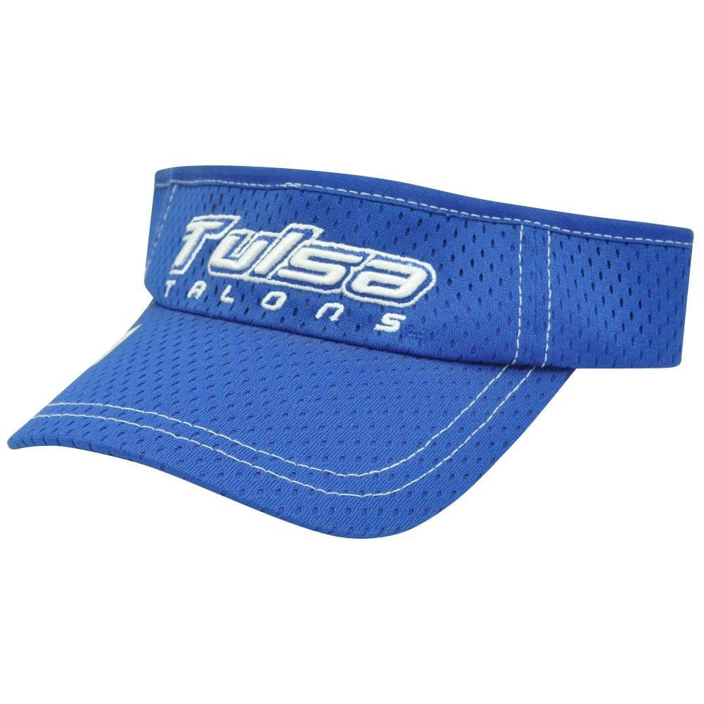 NCAA Tulsa Talons Curved Bill Adjustable San Antonio Blue Visor Hat ...