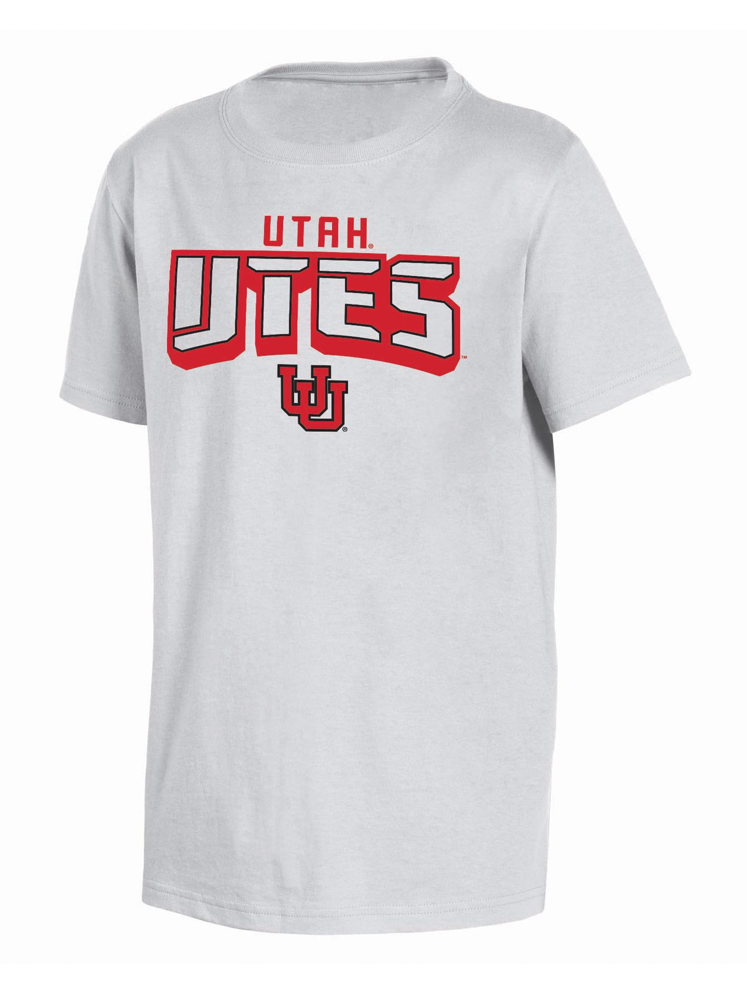 NCAA UTAH UTES Boys Altrnt Color Cotton SS TEE 3D Arch Over OPP ...