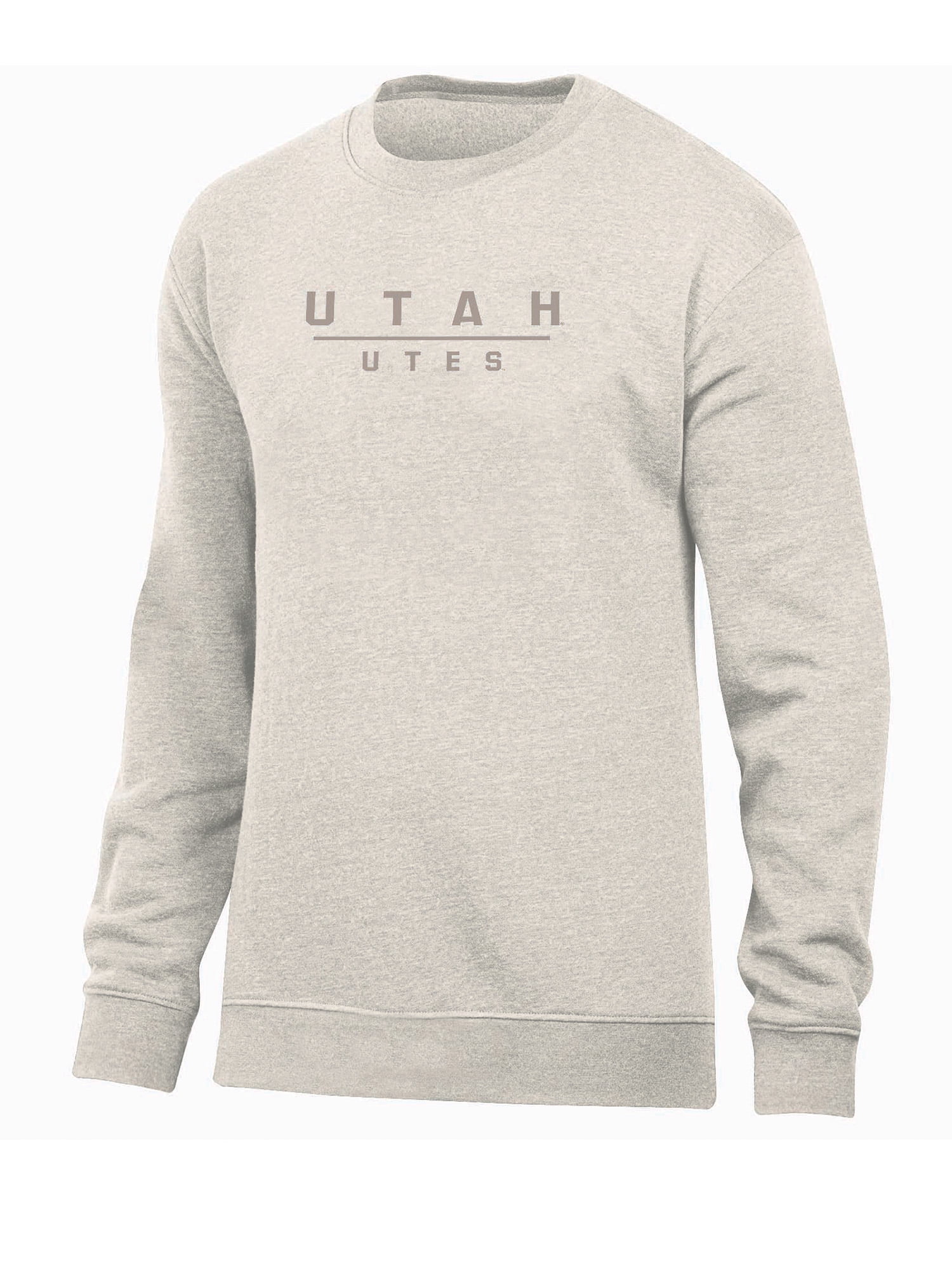 NCAA UTAH UTES Mens Oatml Color Cotton Fleece PVR Tonal Name - Walmart.com