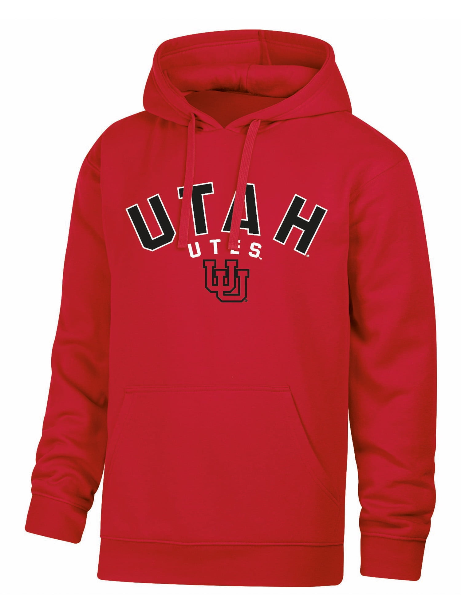 NCAA UTAH UTES Mens Primry Color Cotton Fleece HDY Arch Over - Walmart.com