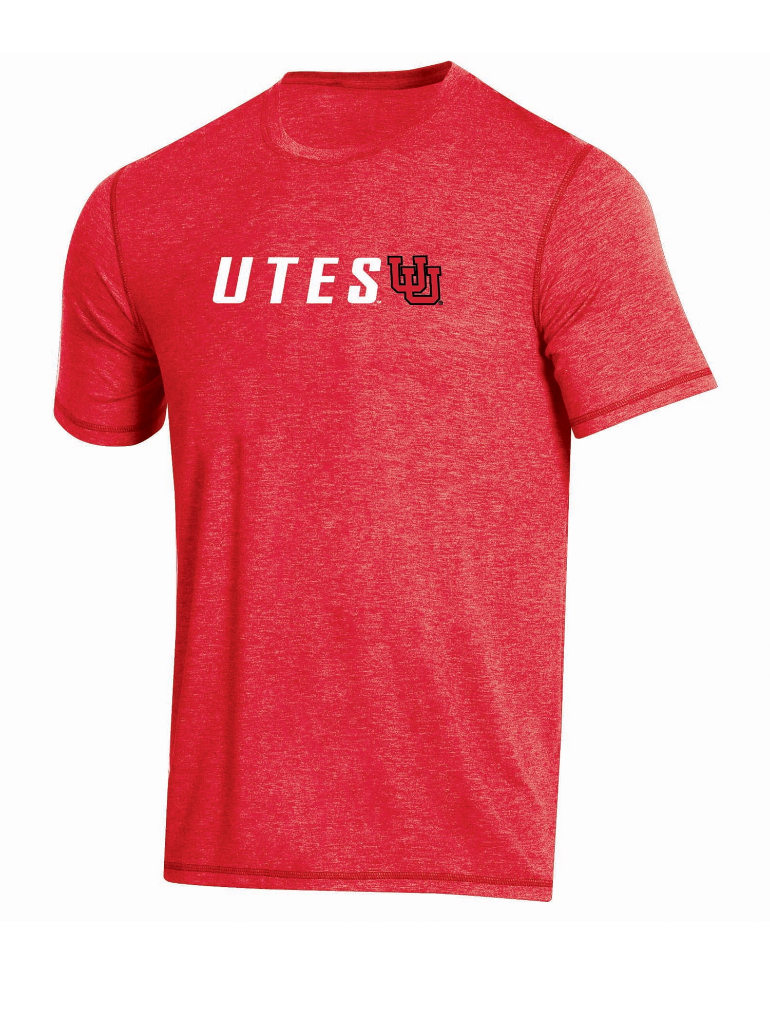 NCAA UTAH UTES Mens Primry Color Synthetic SS TEE Lux - Walmart.com