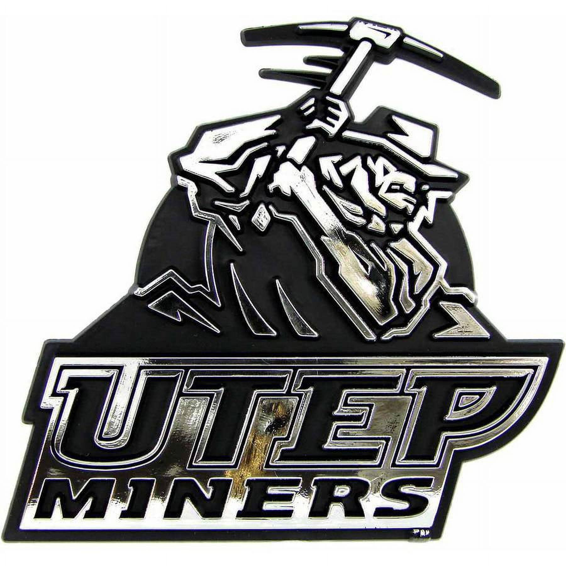 Pro Mark U070 3.5 x 3.5 in. UTEP Chrome Emblem - Walmart.com