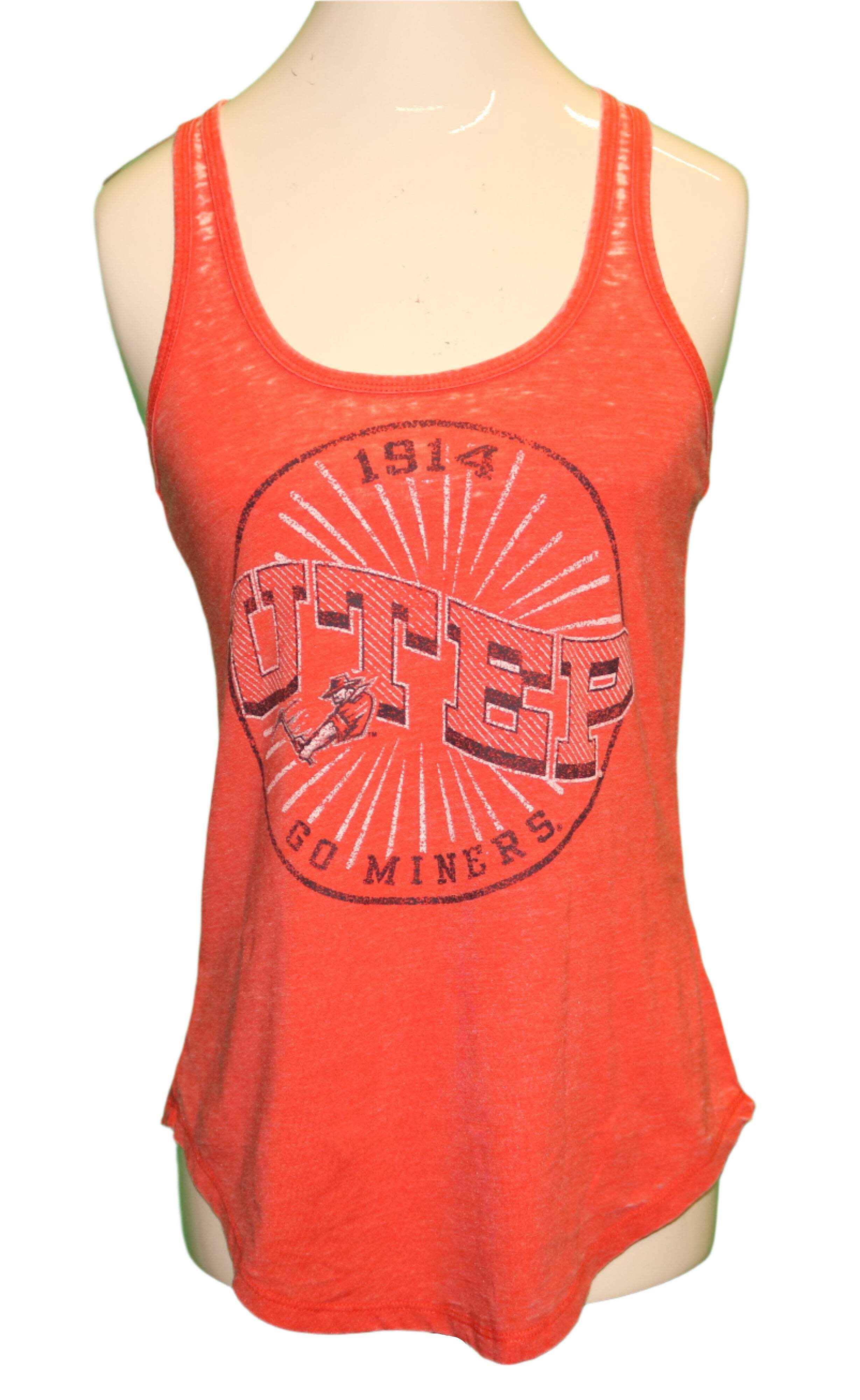 NCAA UTEP University of Texas El Paso Miners Women's Scoop Neck Fitness ...