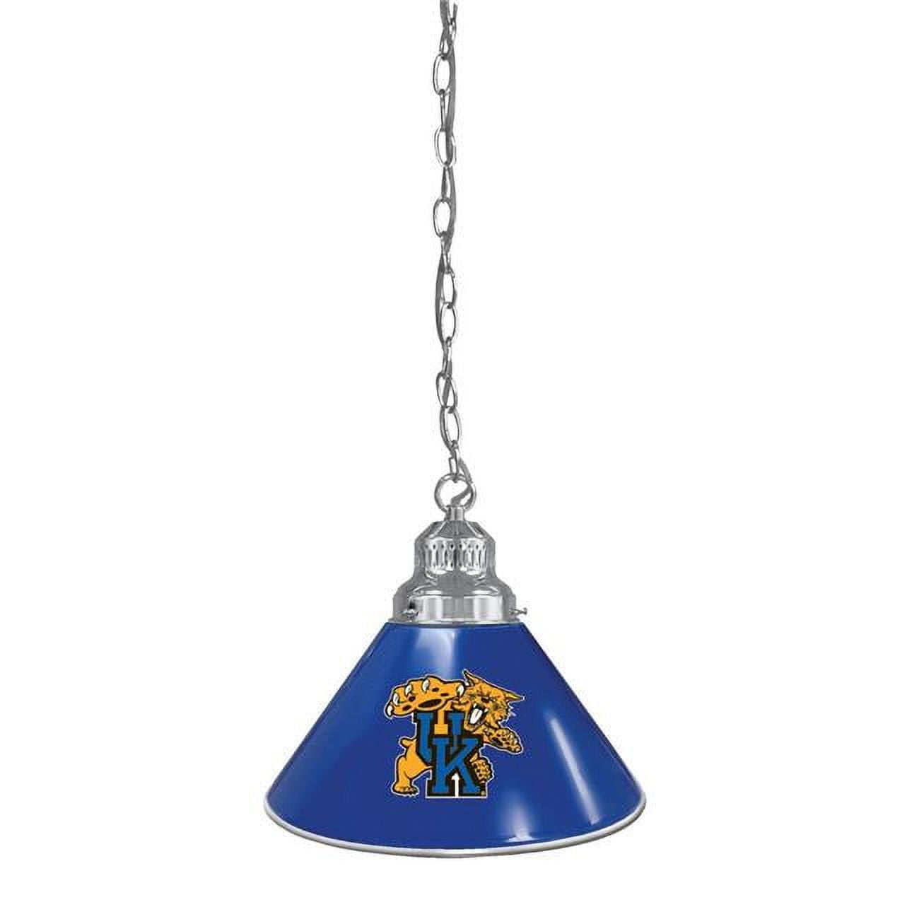 NCAA University of Kentucky Wildcat Single Shade Pendant Light - Chrome ...