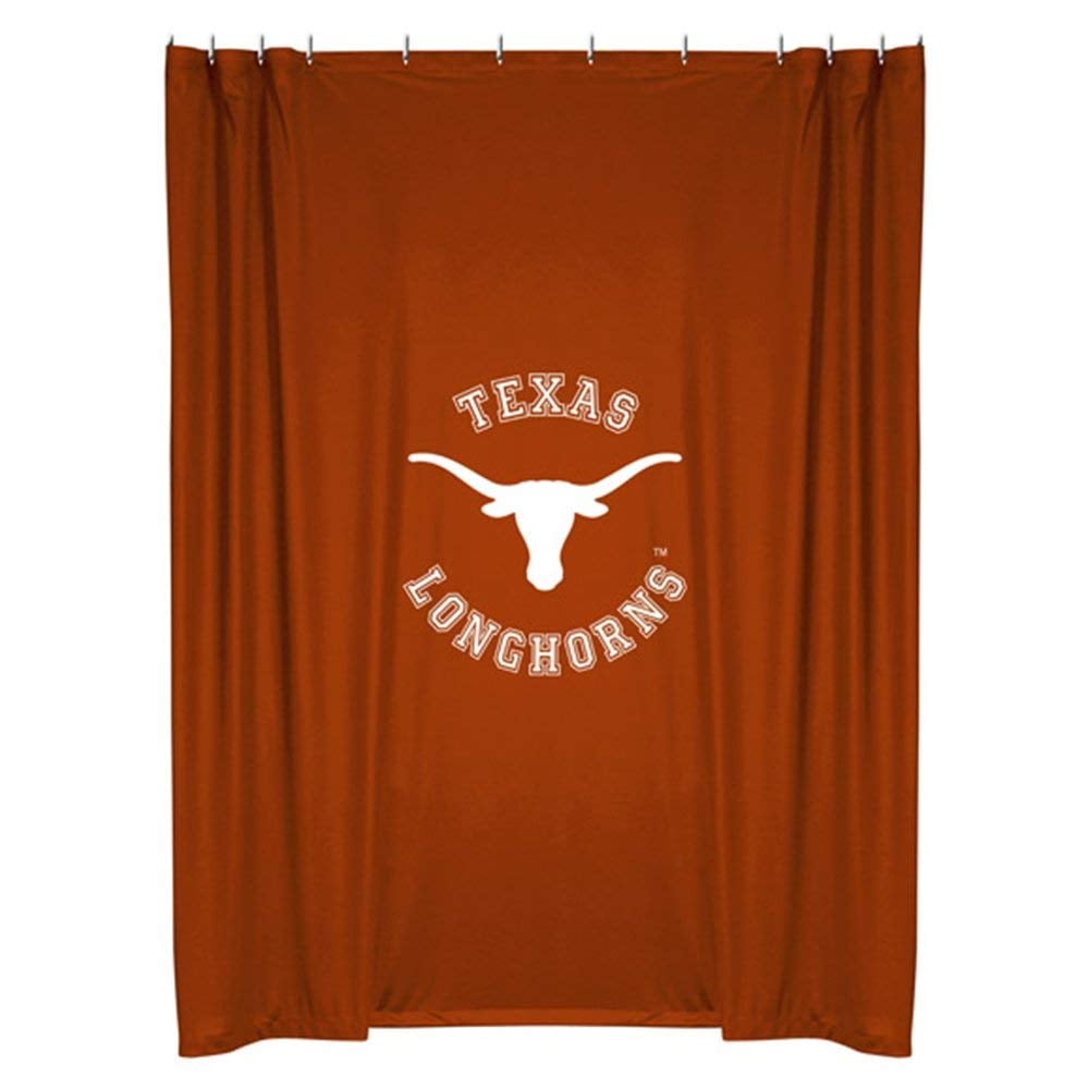NCAA Texas Longhorns College Bathroom Accent Shower Curtain - Walmart.com
