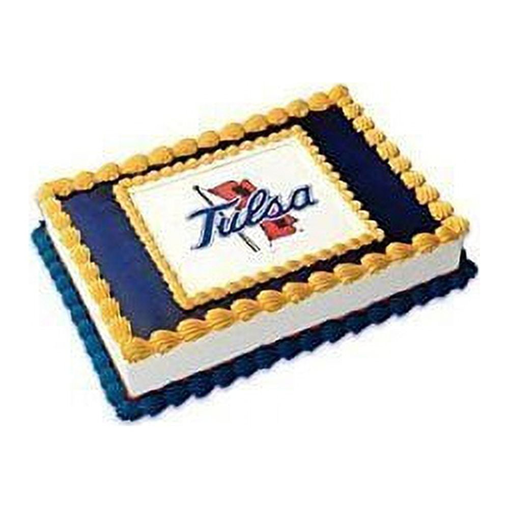 NCAA University of Tulsa ~ Edible Frosting Image Cake Topper 1/4 sheet ...