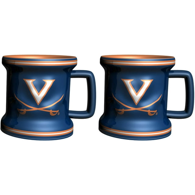 NCAA Virginia Cavaliers 2-Pack Sculpted Mini Mug - Walmart.com